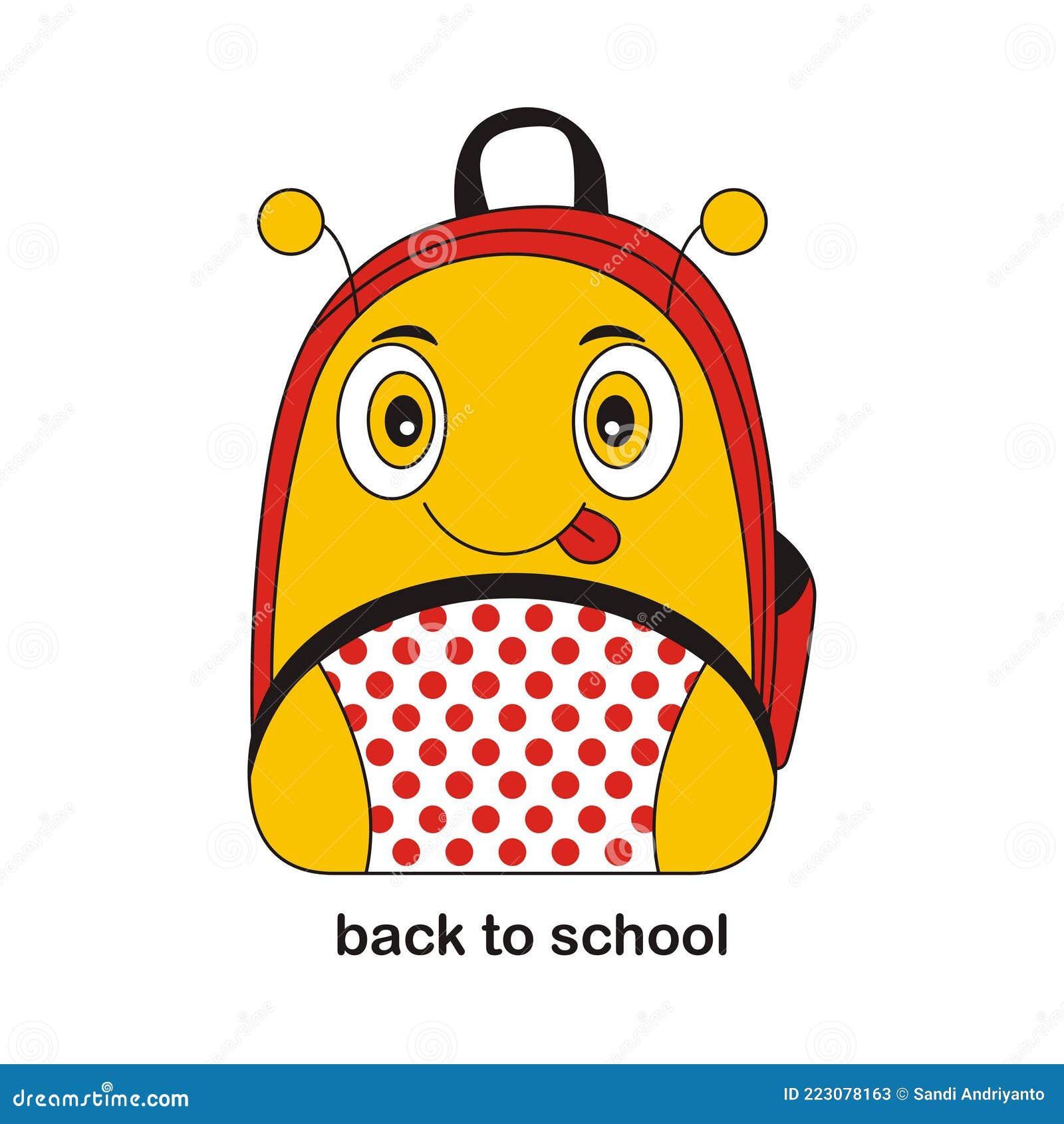 Kiddie Animal Backpack-Animal Themed Back To School Stock Vector ...