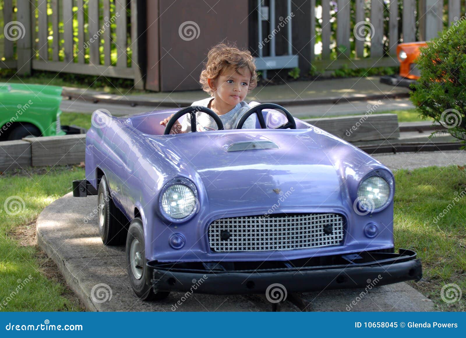 Kiddie Car Rider stock image. Image of park, sitting - 10658045