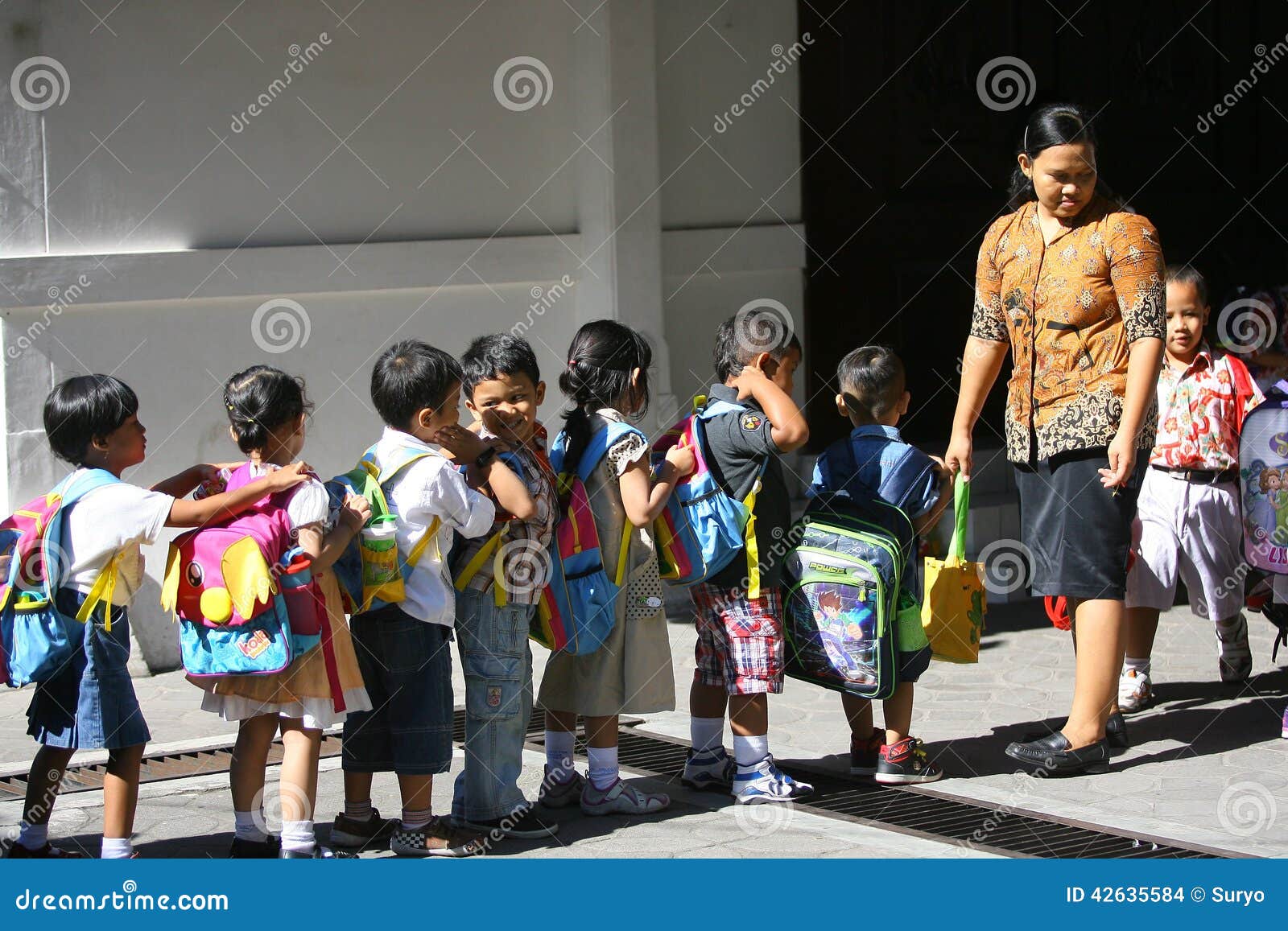 Kidergarten editorial stock image. Image of indonesia - 42635584