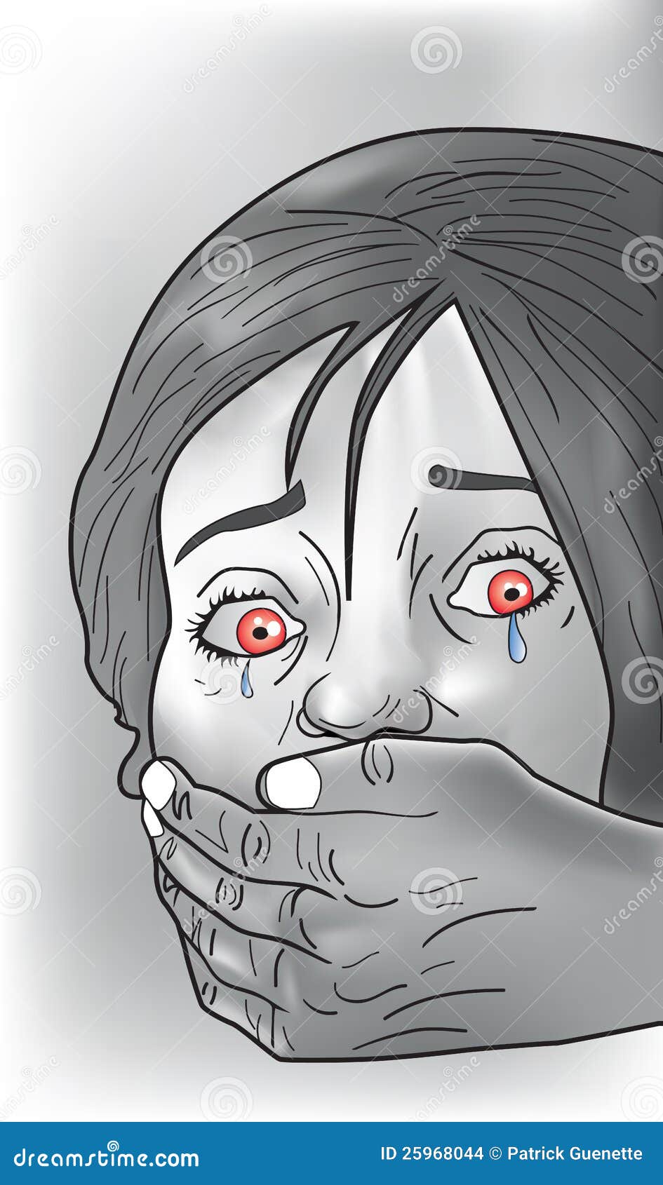 Kidnap Victim, Illustration Stock Vector - Illustration of killer ...