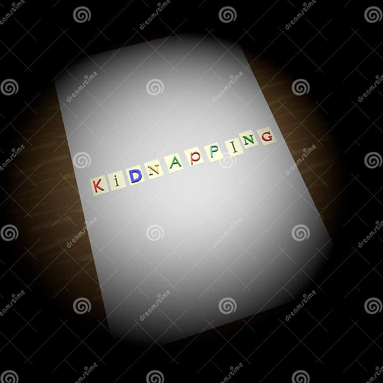 Kidnapping stock illustration. Illustration of required - 55142049
