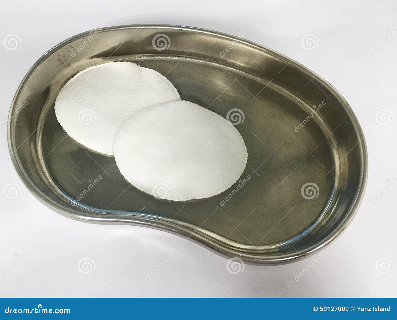 Kidney Basin and Surgical Gauze Dressing Stock Image - Image of ...