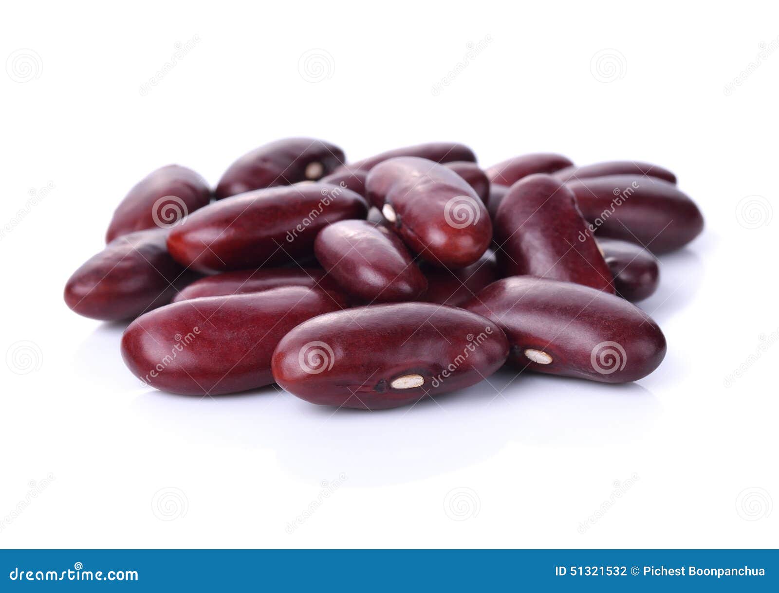Kidney Bean Isolated on the White Background Stock Photo - Image of ...