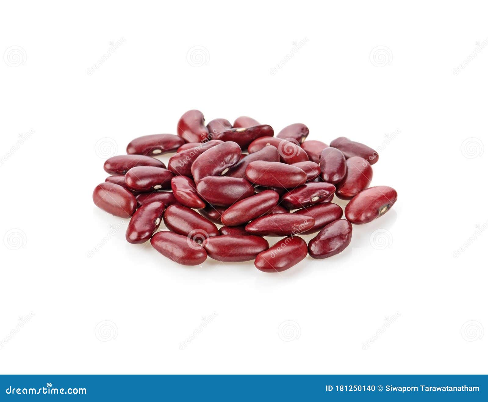 Kidney Beans on White Background Stock Photo - Image of plant, view ...