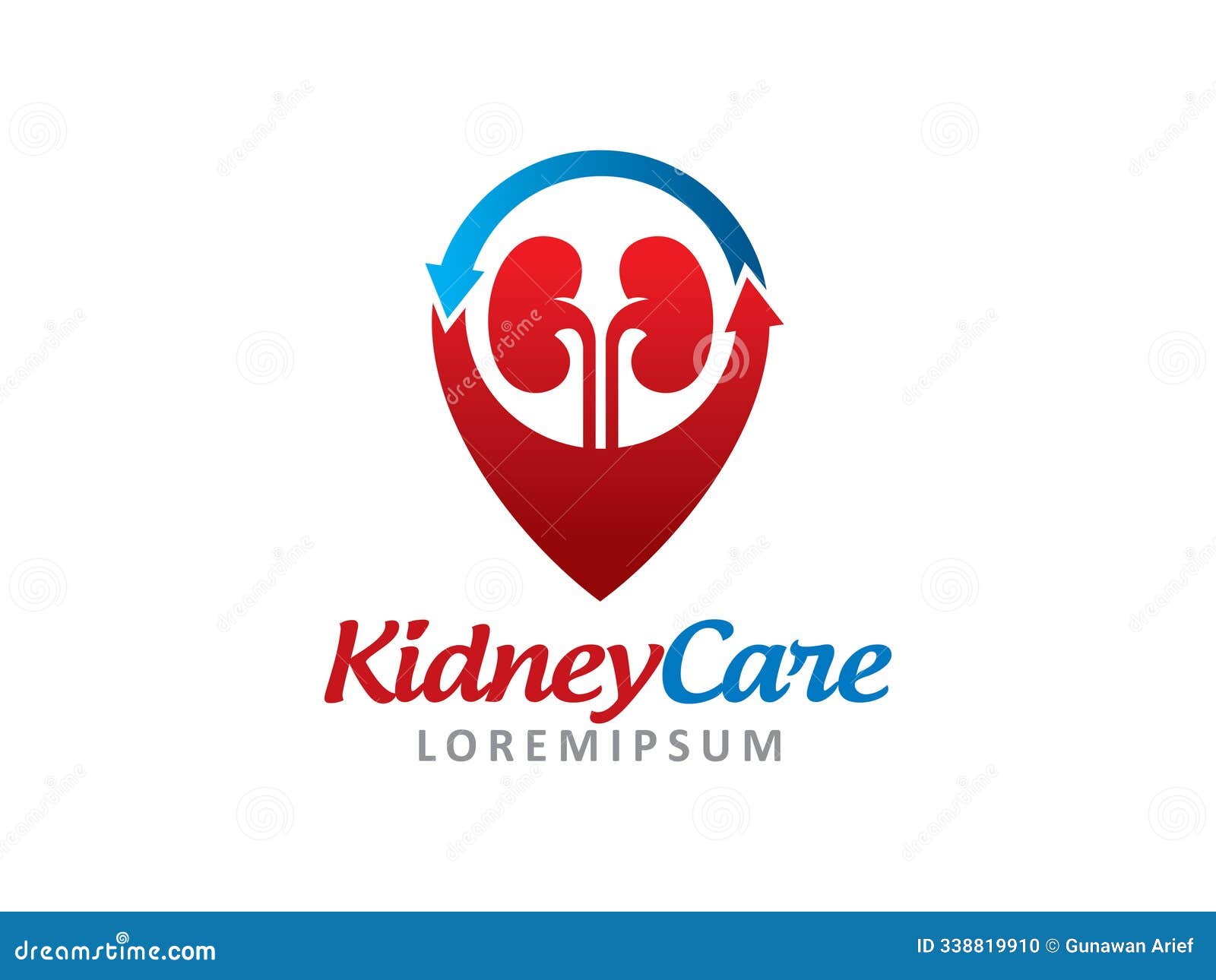 Kidney Care Logo Symbol or Icon Template Stock Vector - Illustration of ...