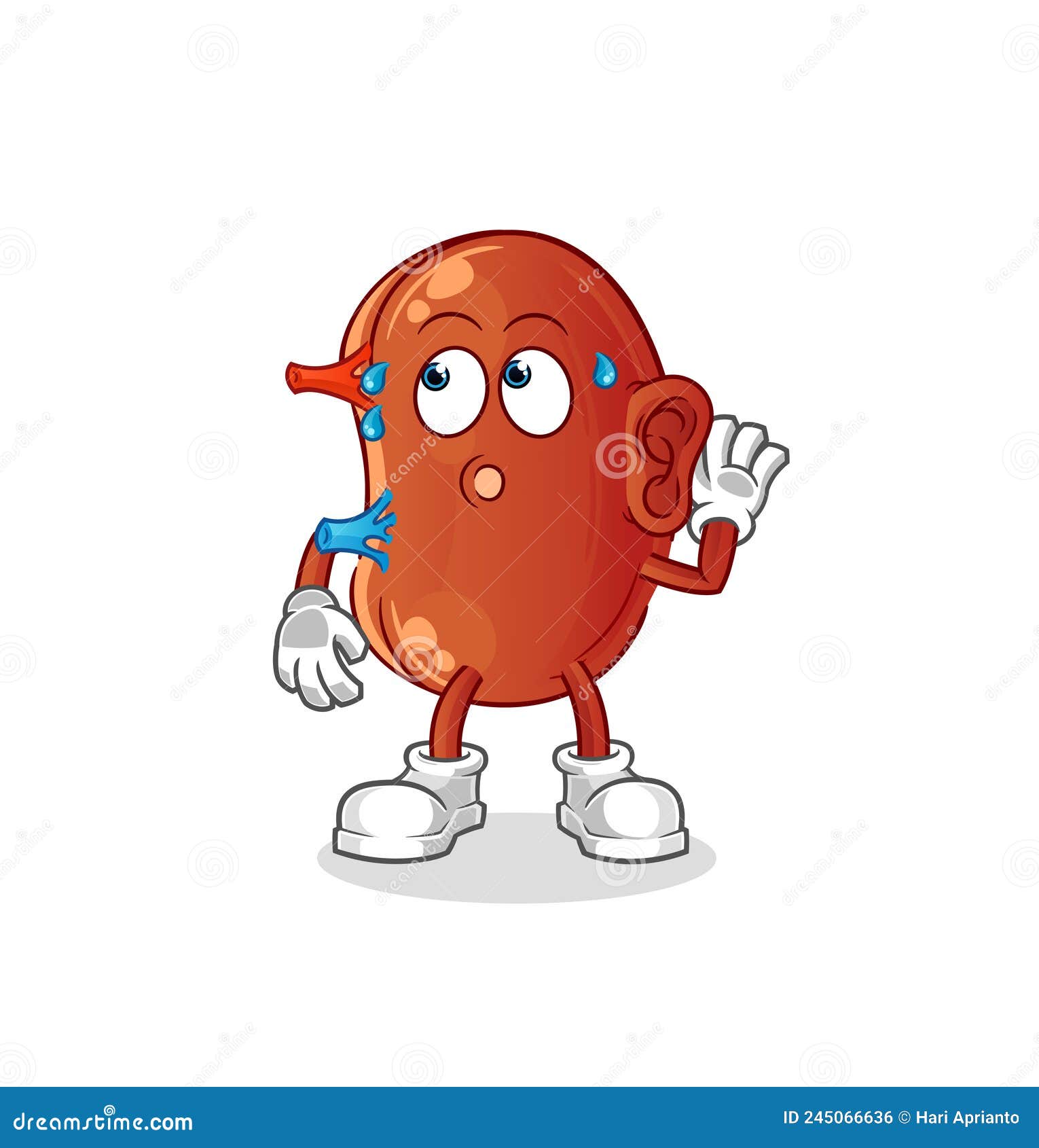 Egg Eavesdropping Vector. Cartoon Character Stock Photo | CartoonDealer ...