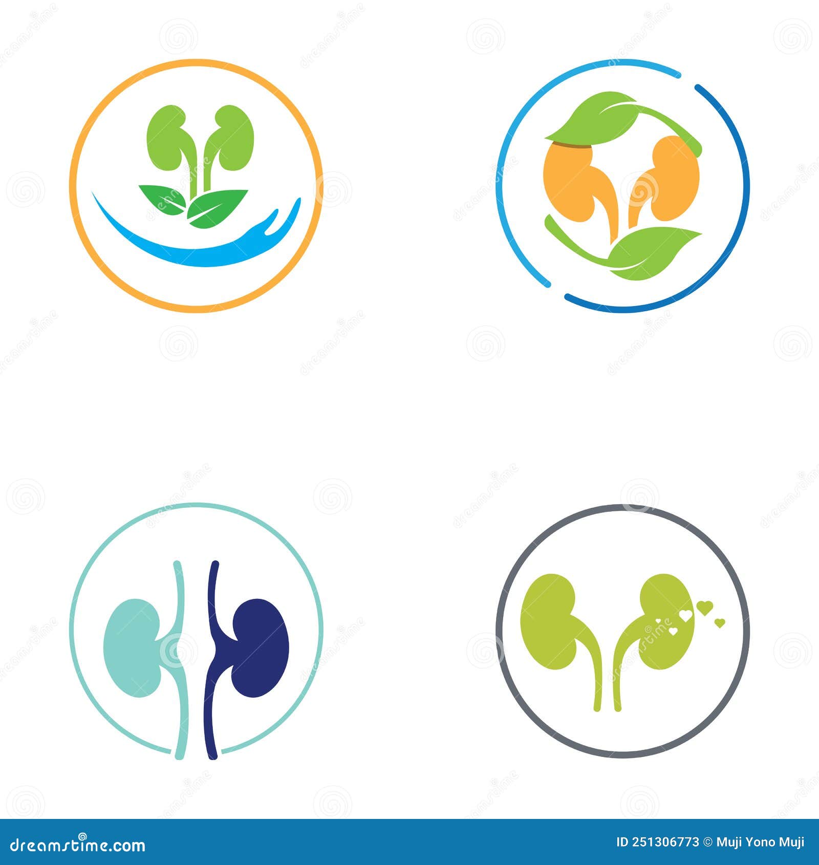 Kidney Health and Kidney Care Logo Using Icon Design Concept Vector ...