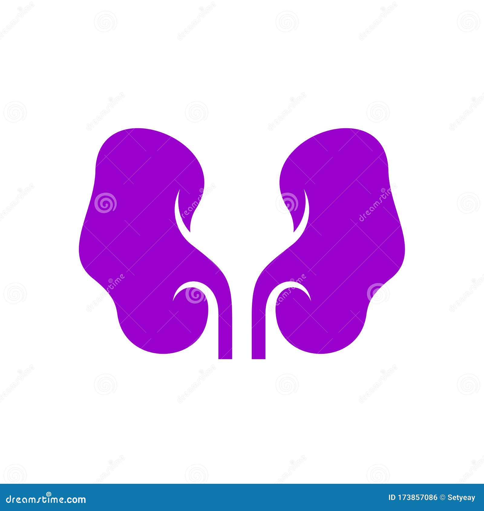 Kidney Logo Design Inspiration Template Vector Stock Vector ...
