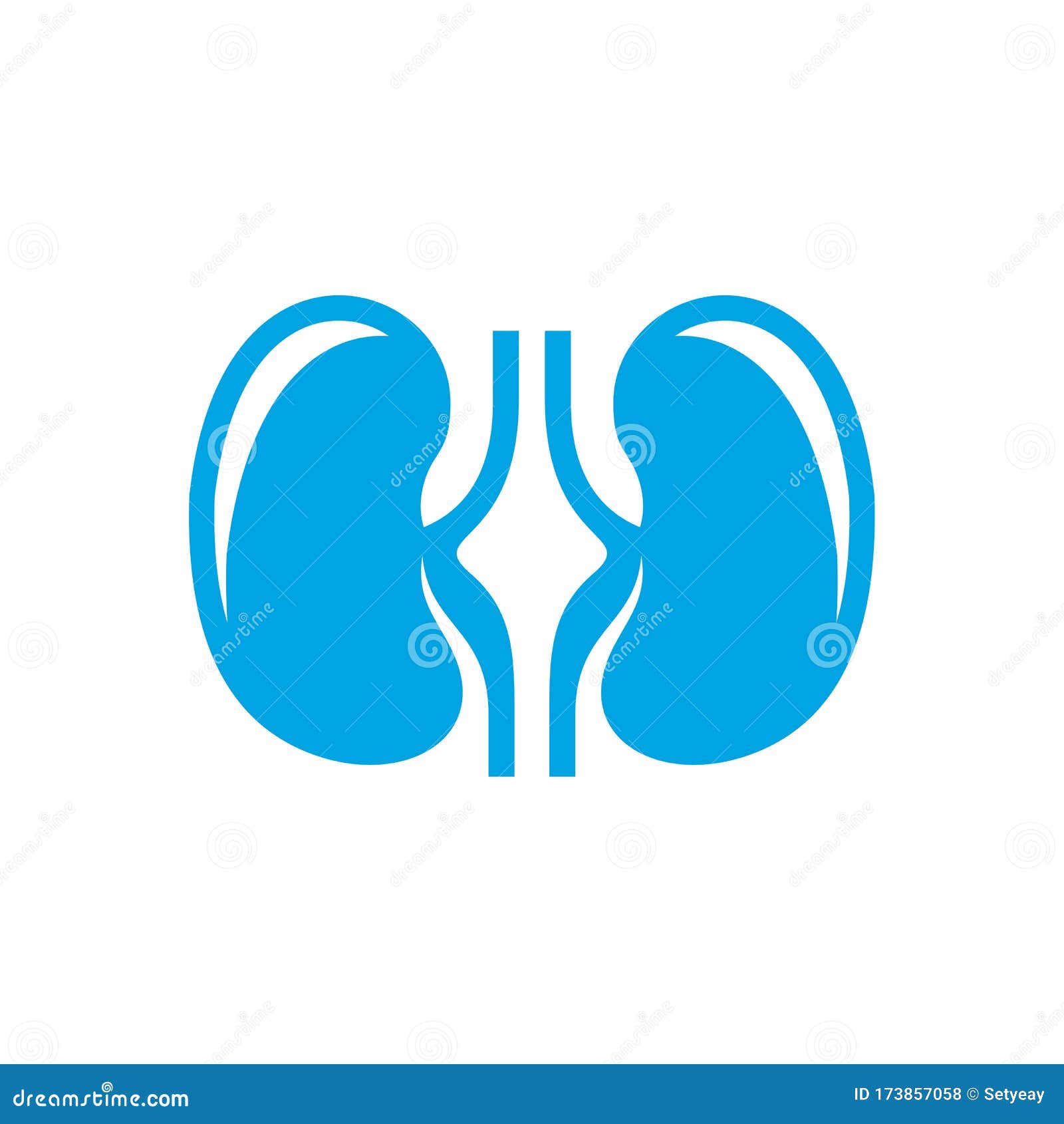 Kidney Logo Design Inspiration Template Vector Stock Vector ...
