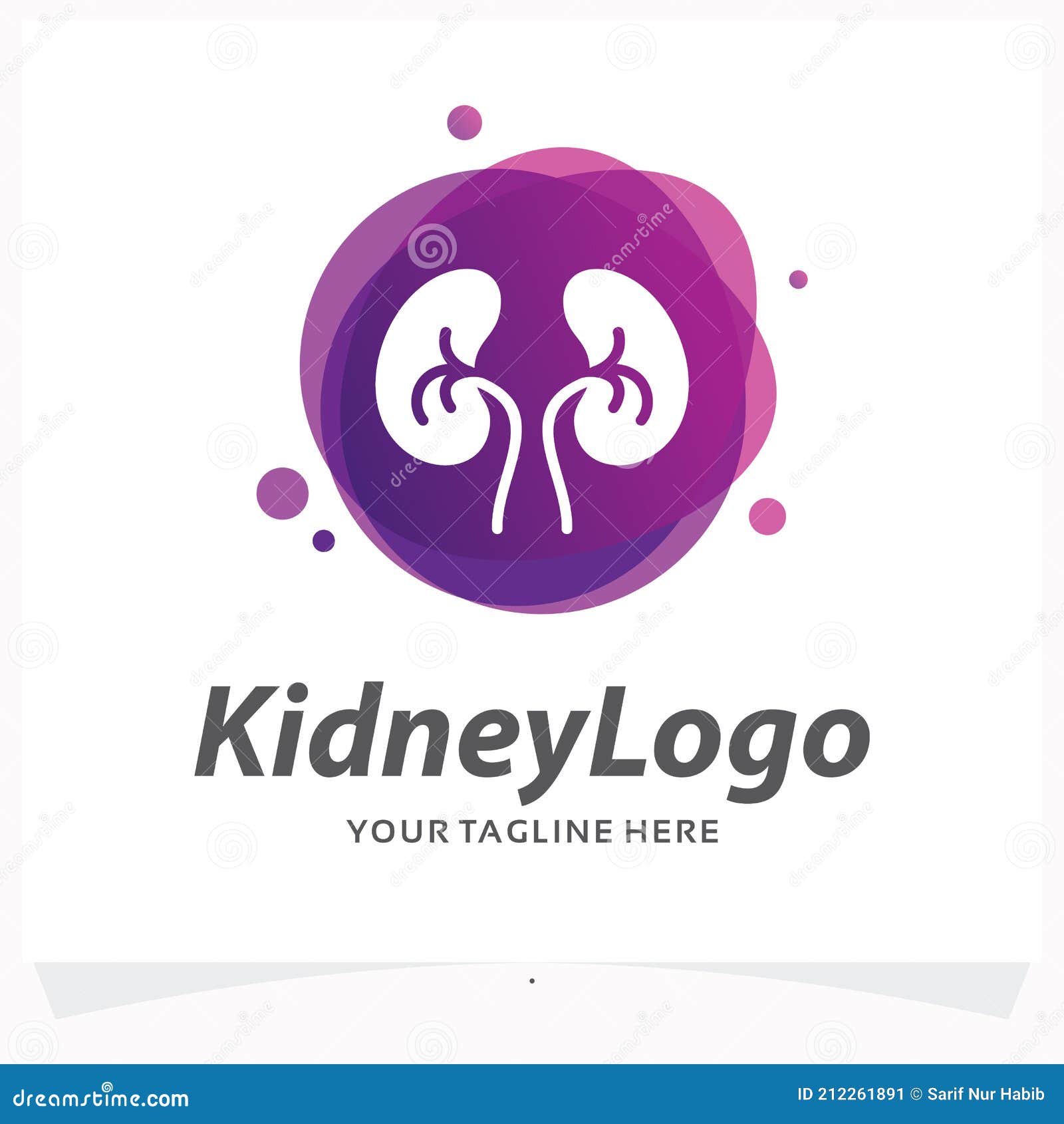 Kidney Logo Design Template Stock Vector - Illustration of clinic ...