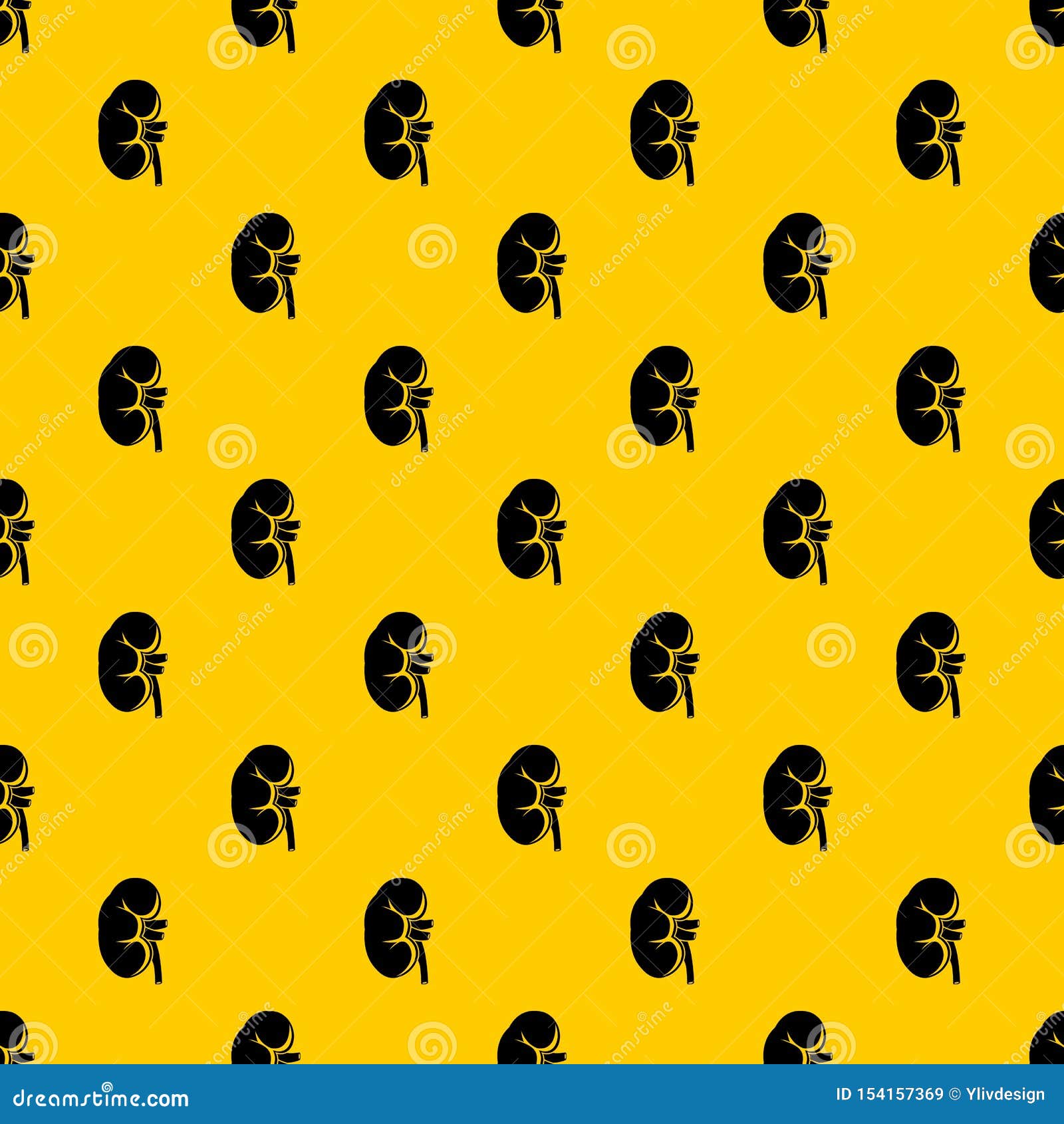 Kidney pattern vector stock vector. Illustration of healthcare - 154157369