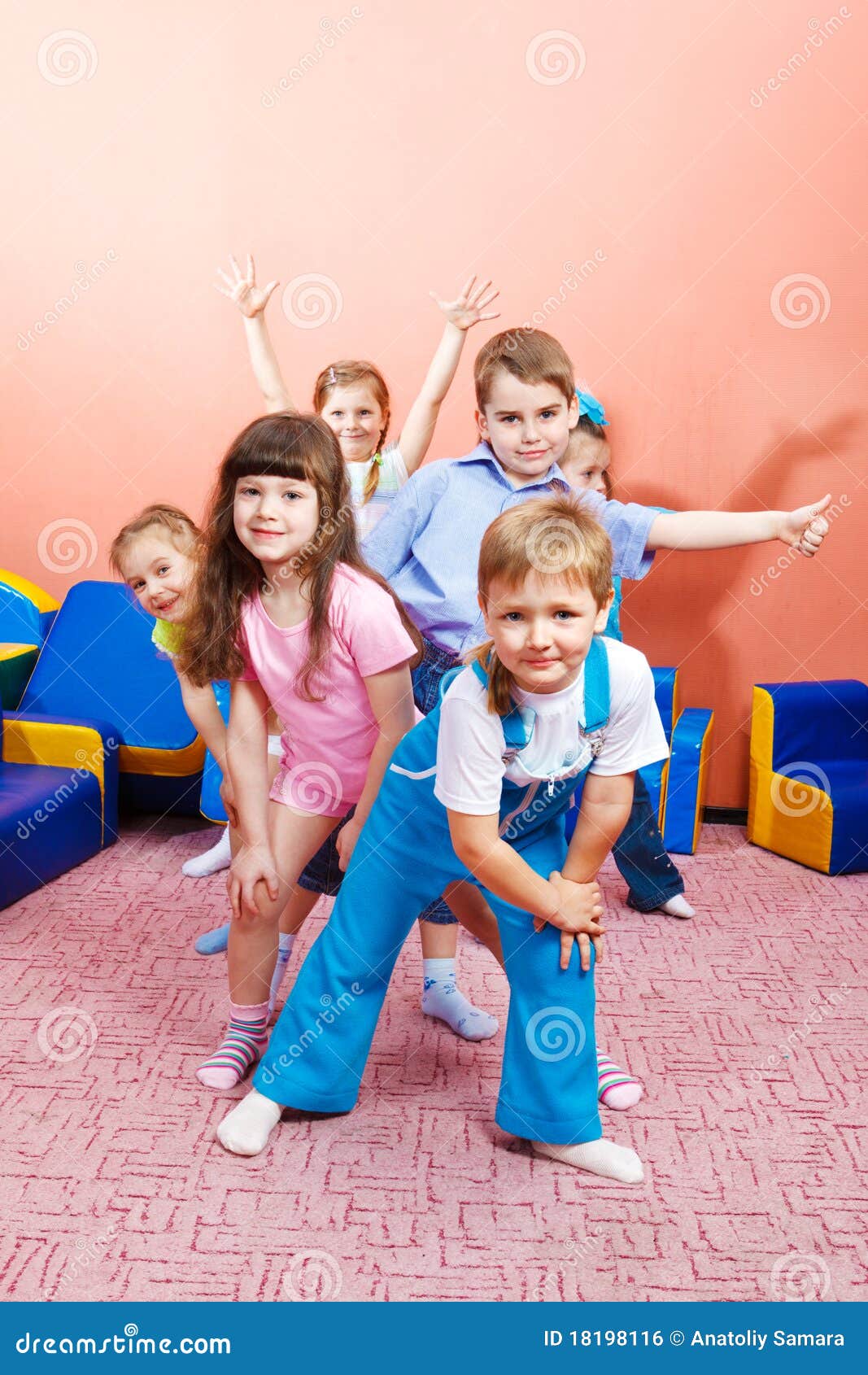 Kids stock photo. Image of crowd, elementary, kindergarten - 18198116