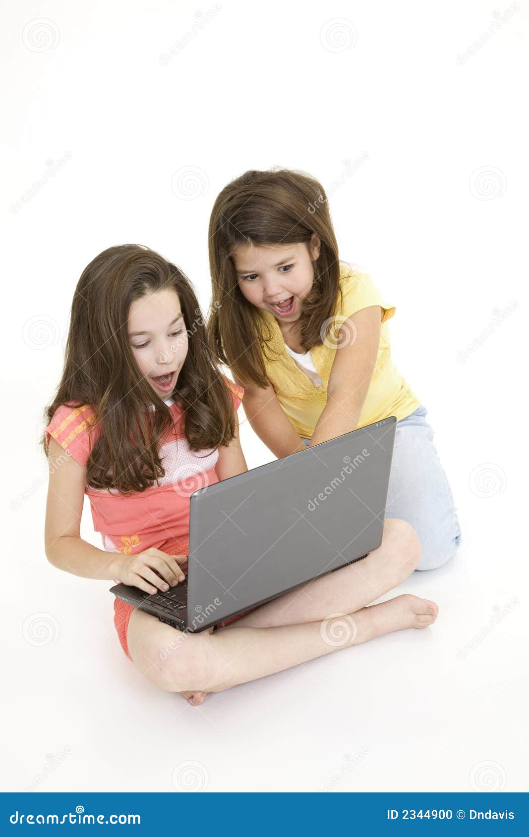 Kids stock photo. Image of females, smile, background - 2344900