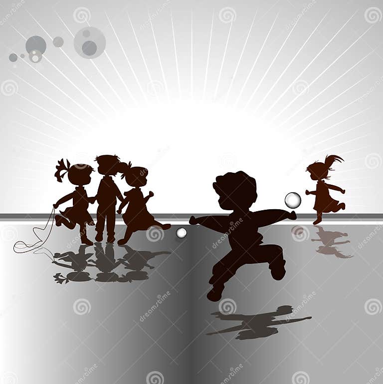 Kids stock illustration. Illustration of balloons, happy - 3918191