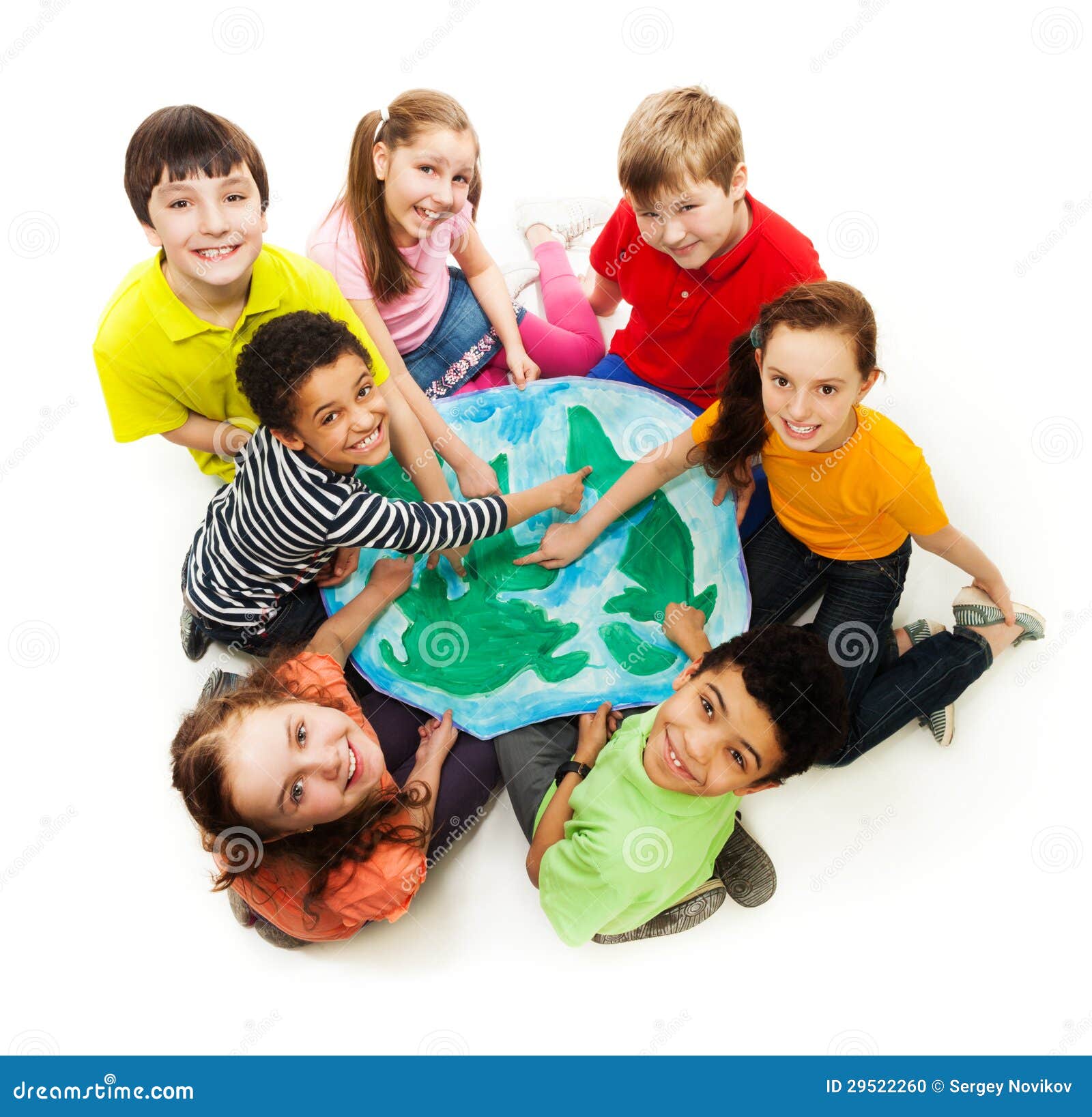 Kids from All Over the World Stock Photo - Image of concept, earth ...