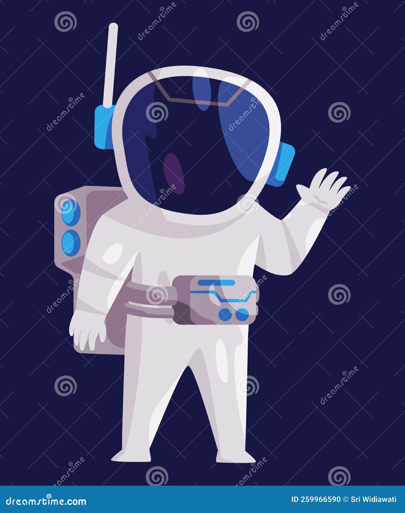 Kids in Astronaut Spacesuit Space Explorer Character Stock Vector ...