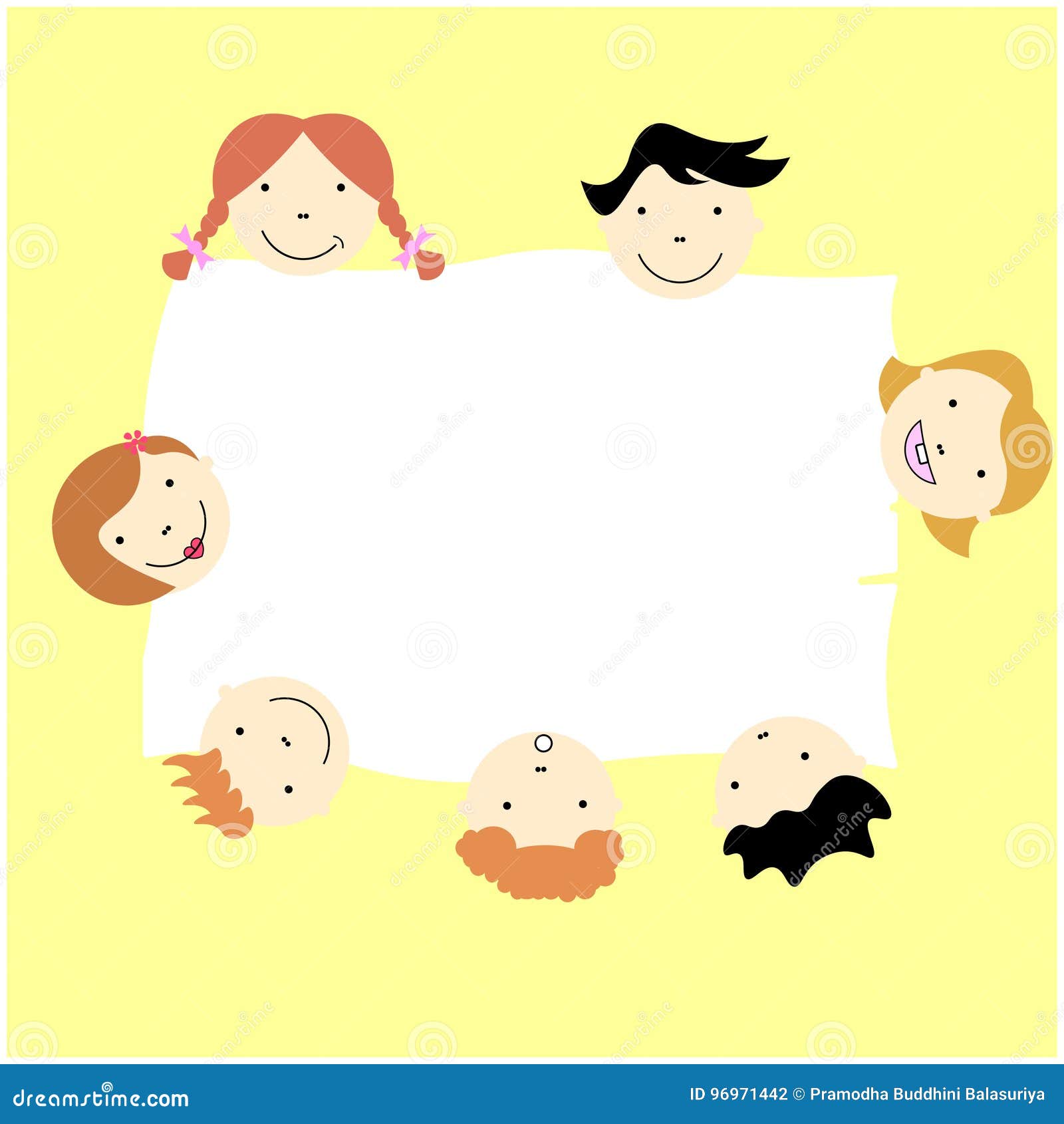 Kids Background Design Vector Illustration | CartoonDealer.com #96971442