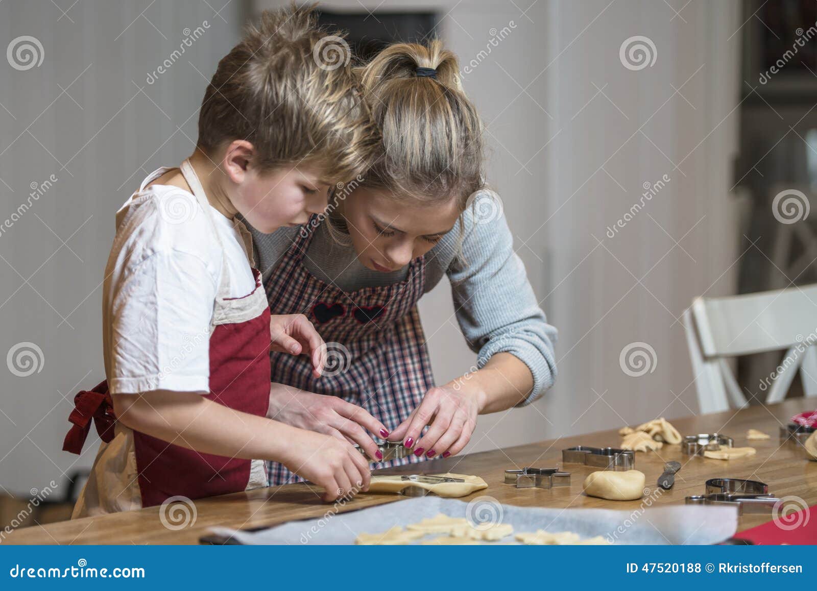 Kids baking gingerbread stock photo. Image of baked, candy - 47520188