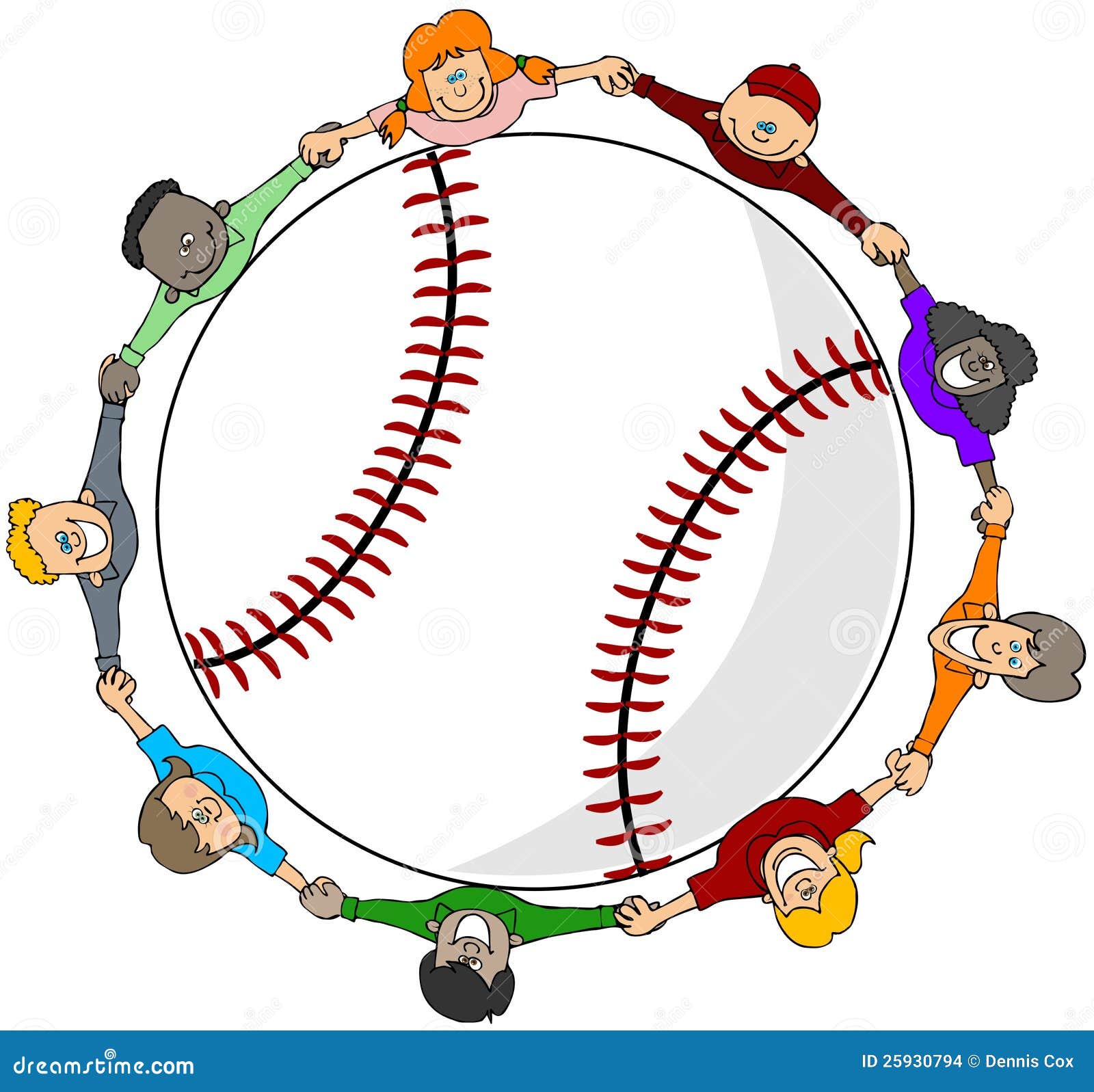 Kids baseball stock illustration. Illustration of baseball - 25930794