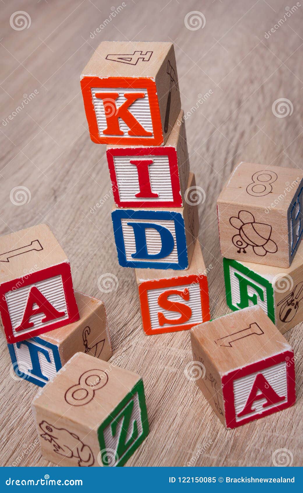 Kids blocks stock image. Image of elementary, block - 122150085
