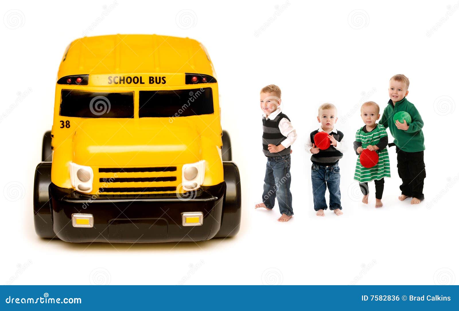 Kids boarding school bus stock photo. Image of girl, people - 7582836