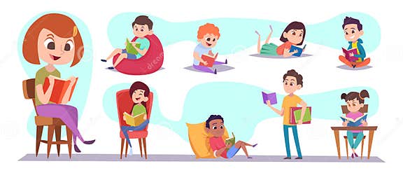 Kids with Book. Education Processes in Library Kids Holding and Reading ... Kids with Book. Education Processes in Library Kids Holding and Reading ...