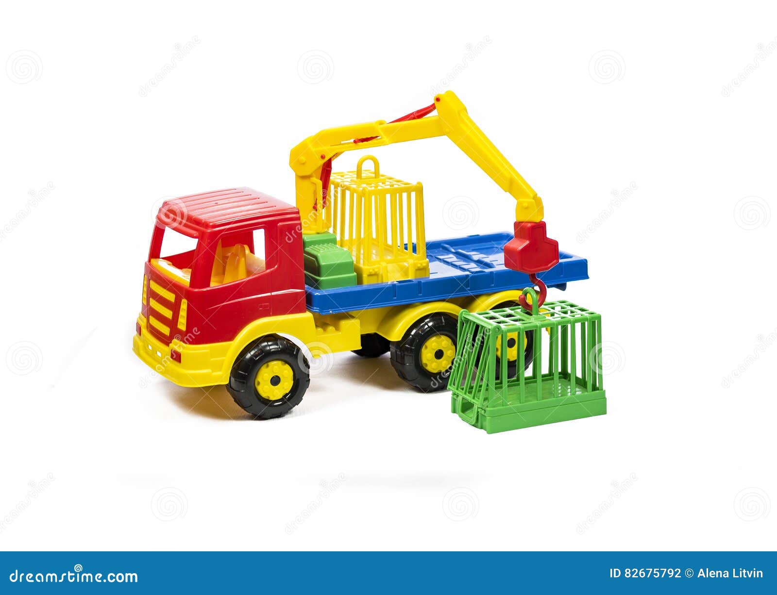 Kids cars crane stock photo. Image of colors, community - 82675792