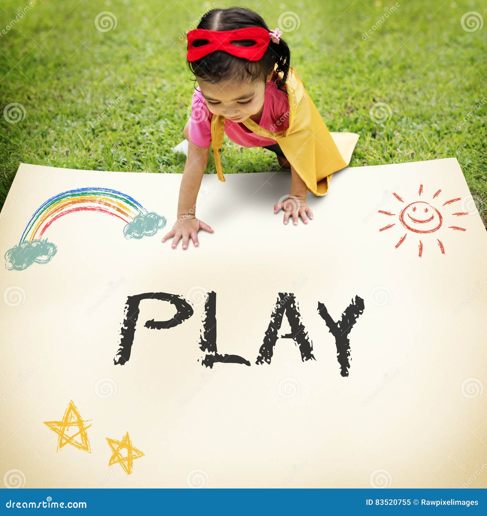 Kids Childhood Enjoy Fun Play Activity Concept Stock Image - Image of ...