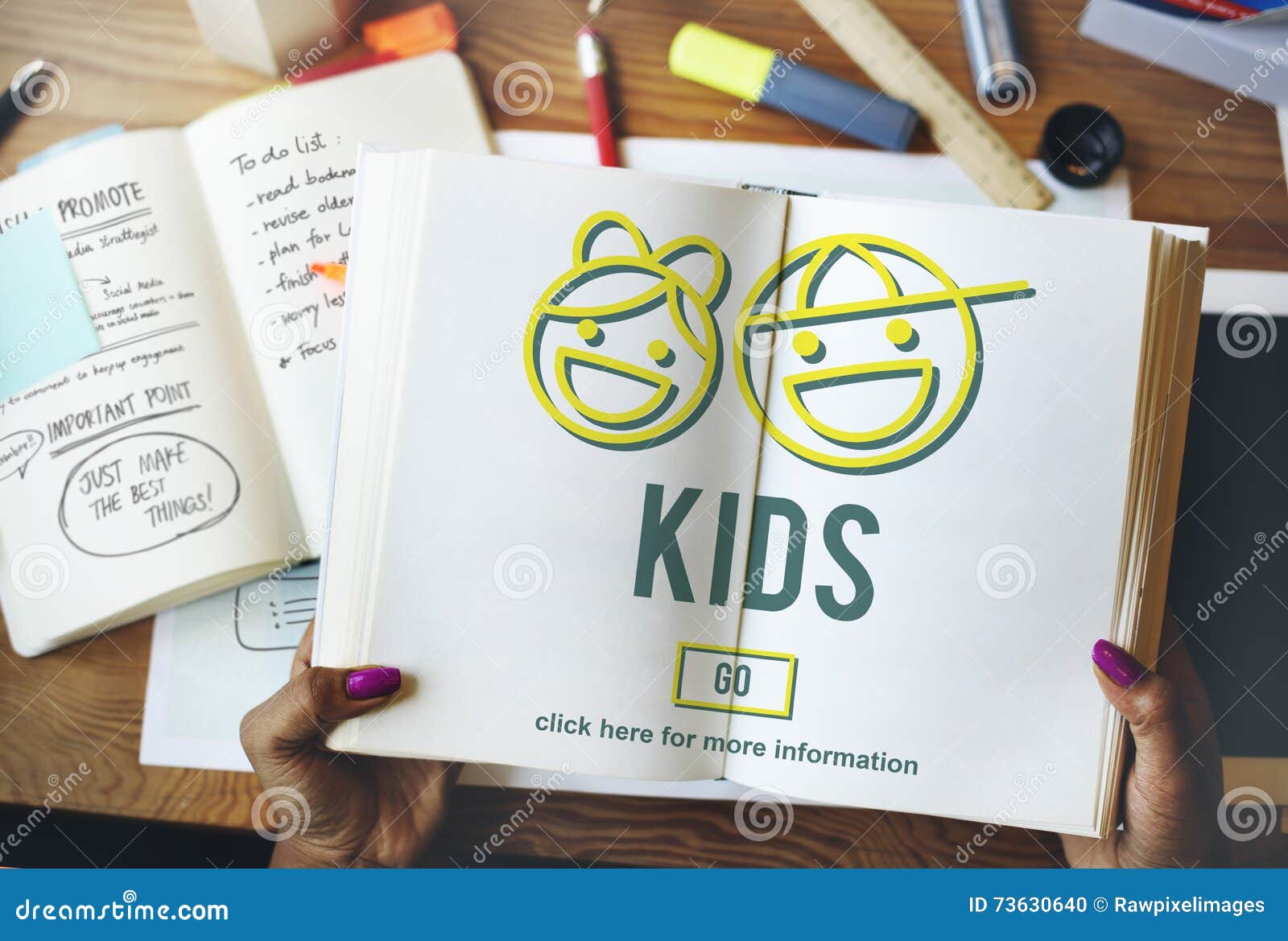 Kids Children Offspring Generation Life Concept Stock Photo - Image of ...