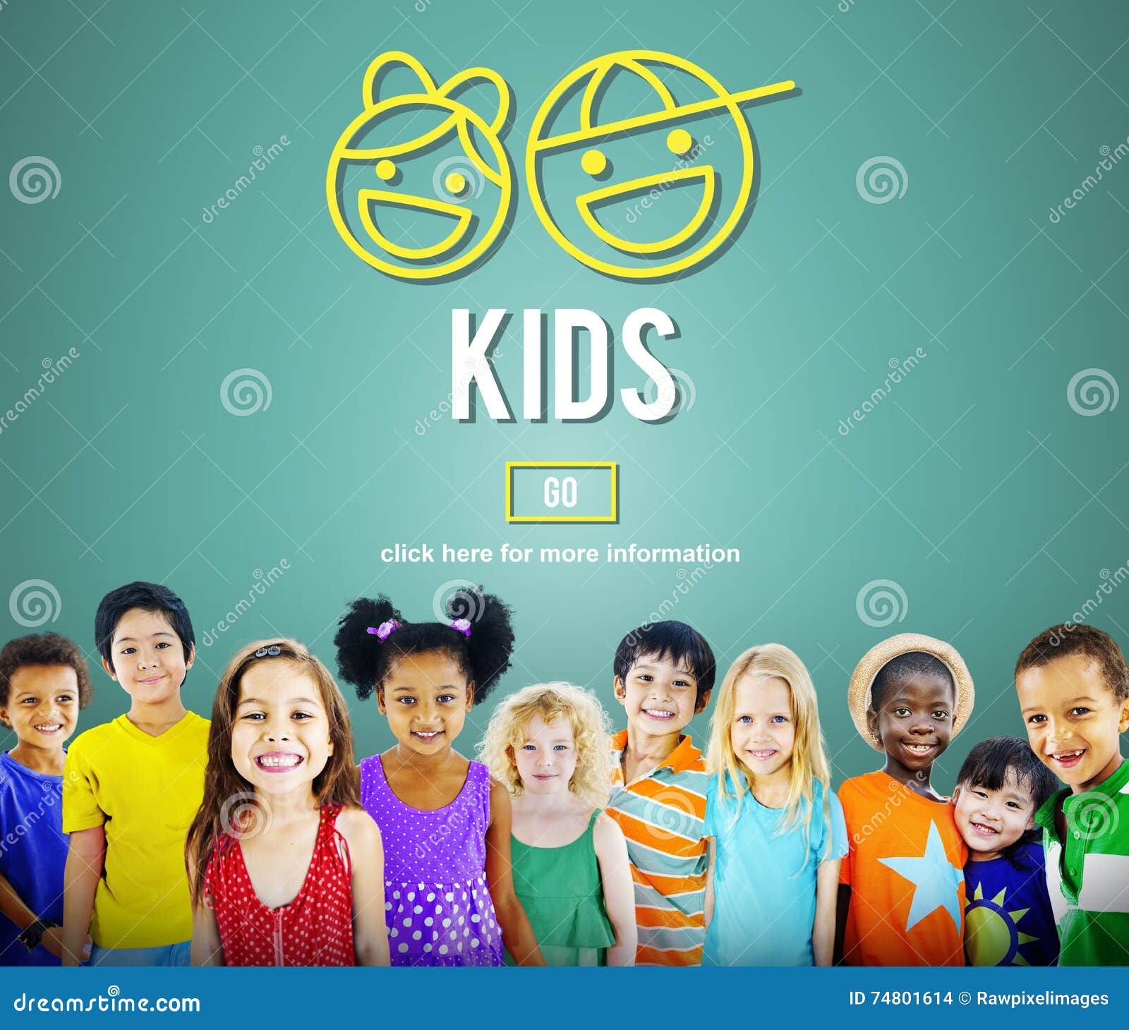 Kids Children Offspring Generation Life Concept Stock Photo - Image of ...