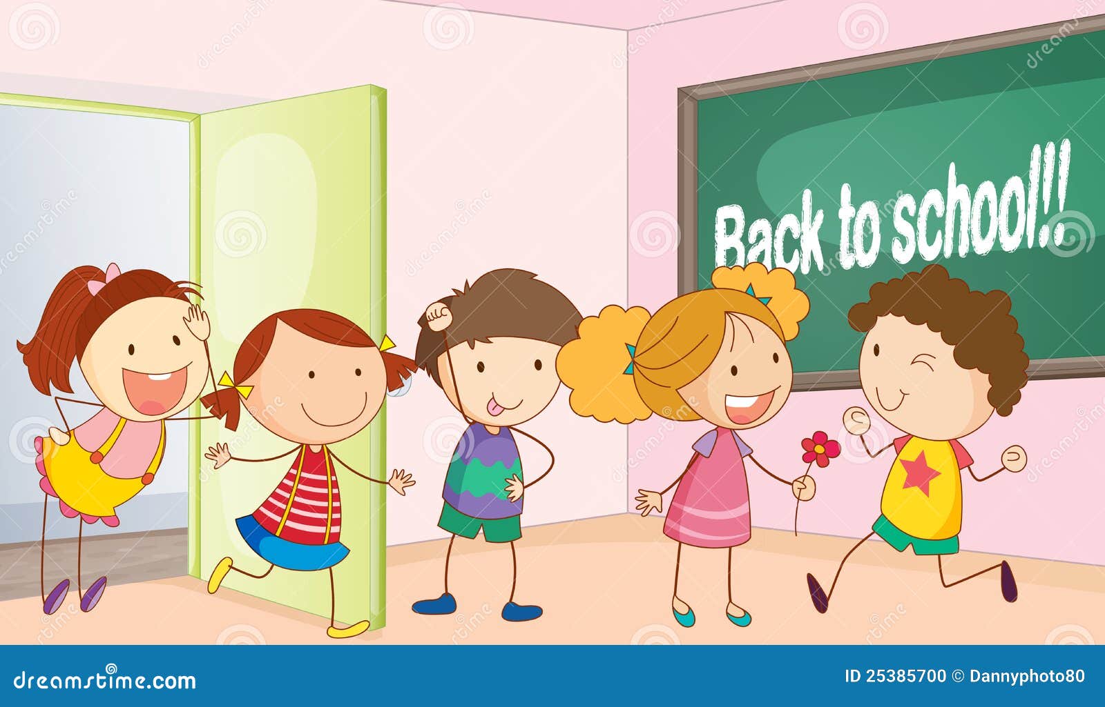 Boy Entering Classroom Stock Illustrations – 7 Boy Entering Classroom ...
