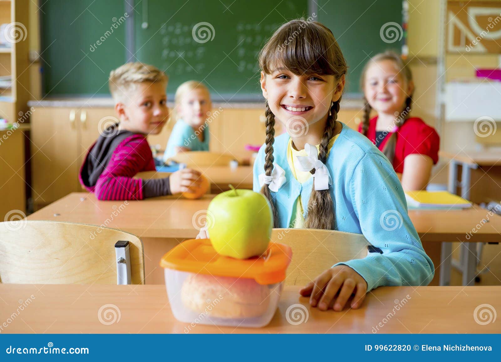 Kids in classroom stock photo. Image of primary, education - 99622820