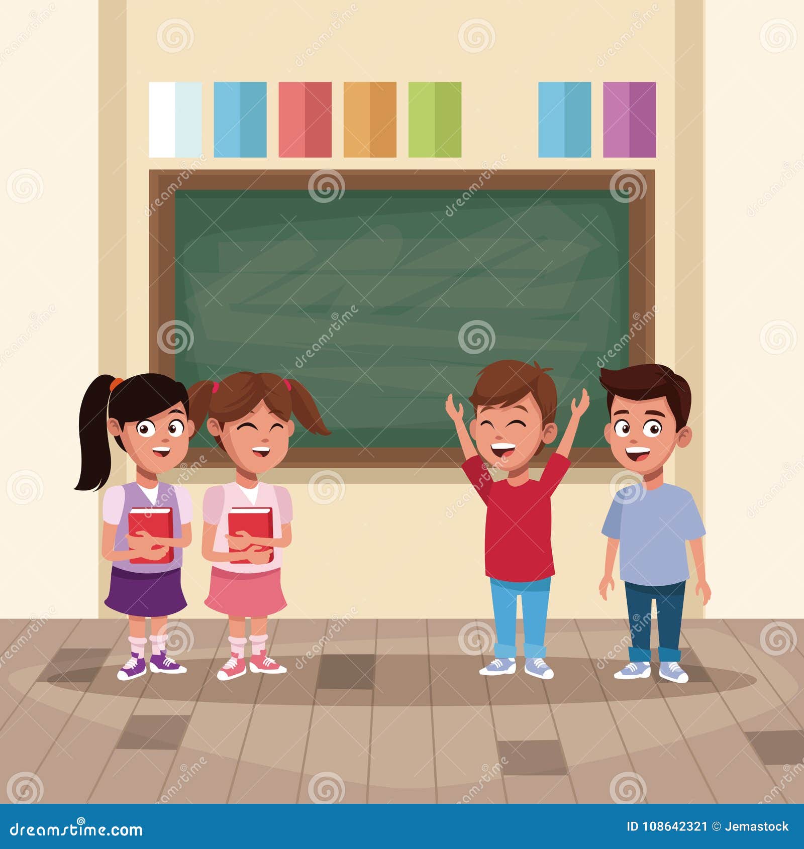 Kids In Classroom, Child In Classroom, Kids Studying In Classroom ...