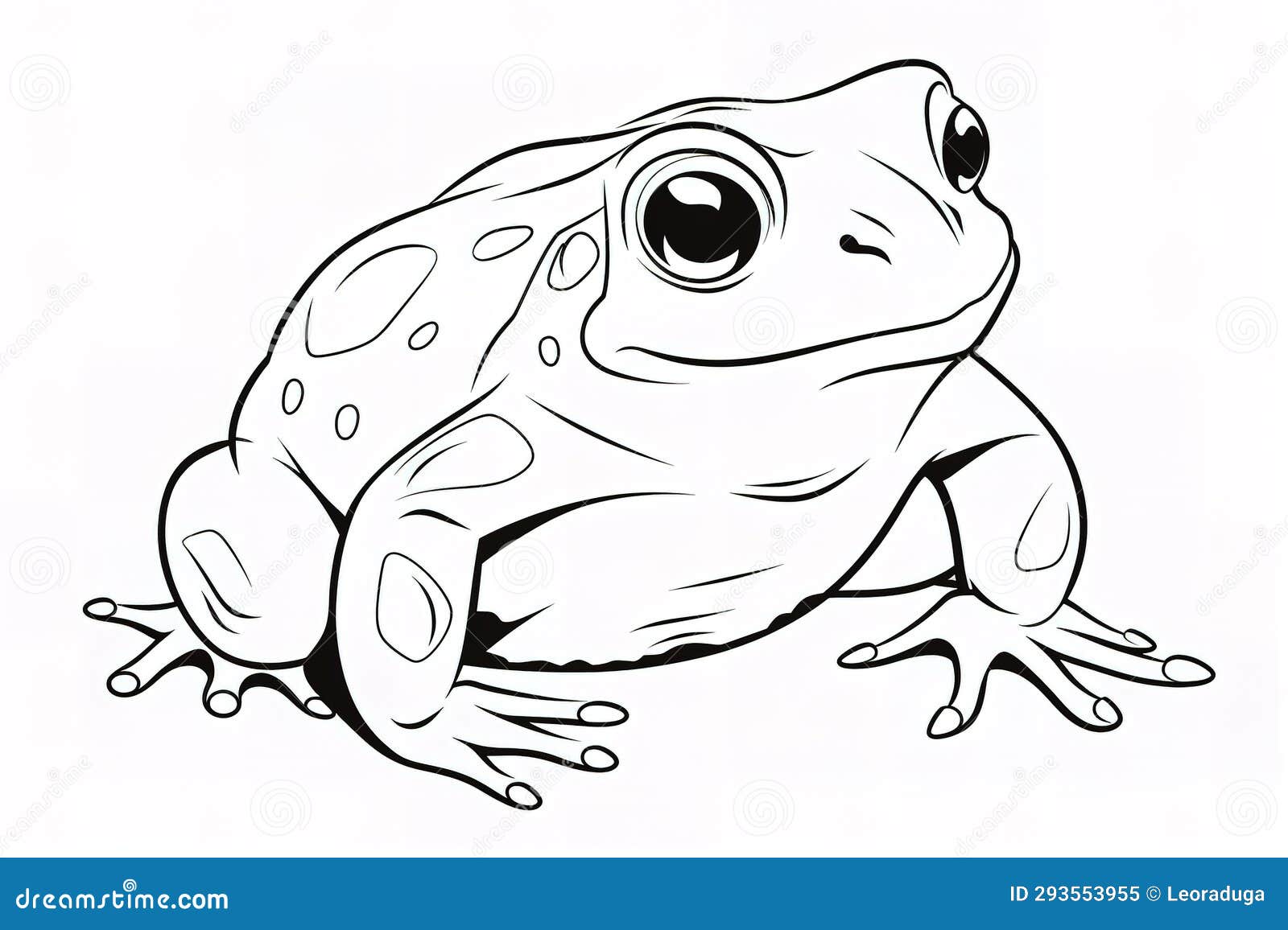 Toad Drawing Coloring Book Page Royalty-Free Stock Image ...