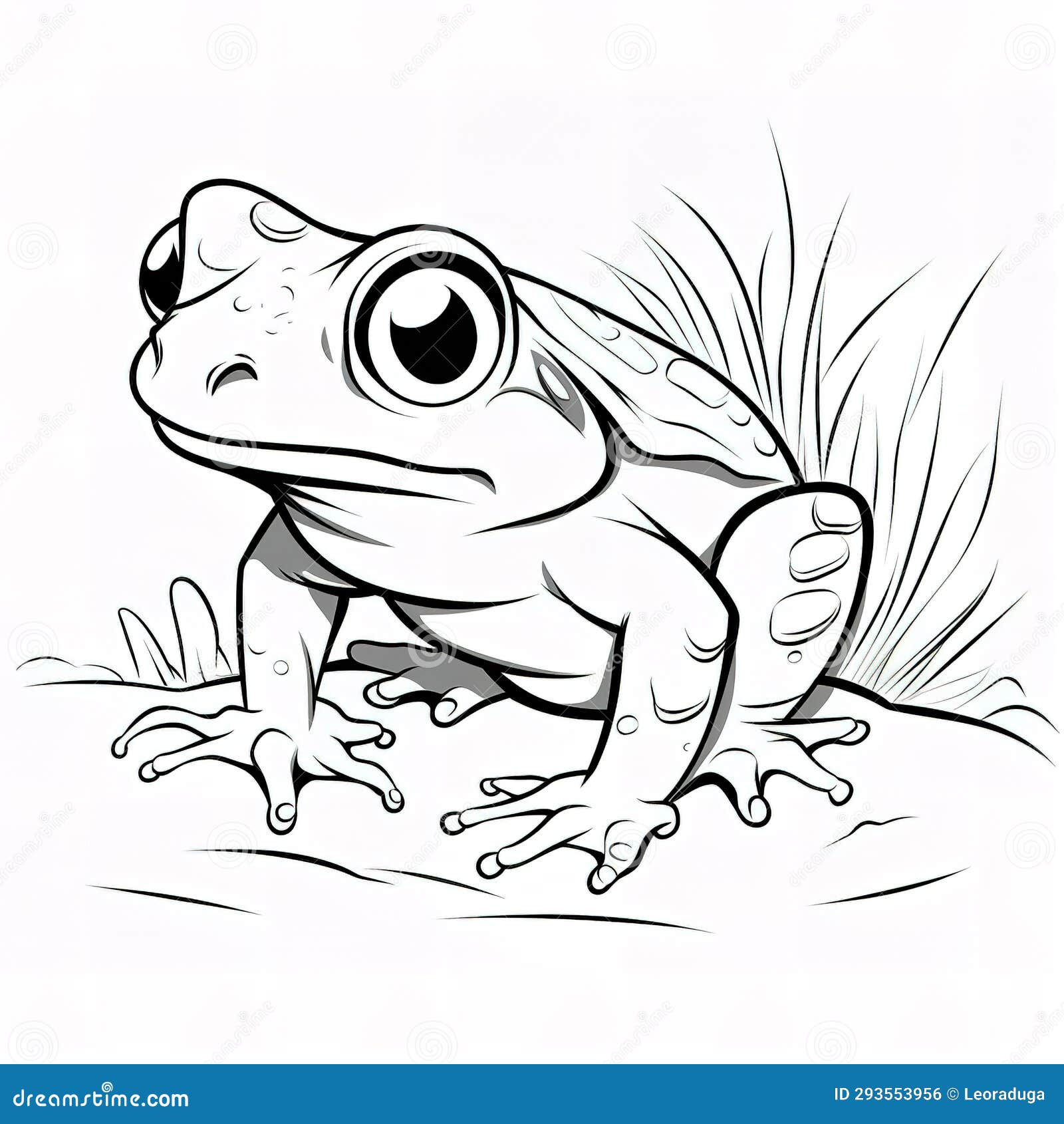 Toad Drawing Coloring Book Page Royalty-Free Stock Image ...