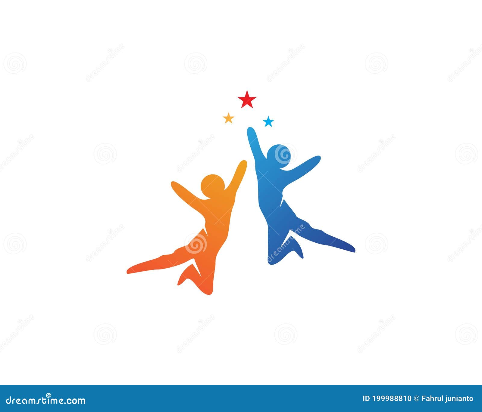 Kids Concept Logo Vector Illustration Icon Design Stock Illustration ...
