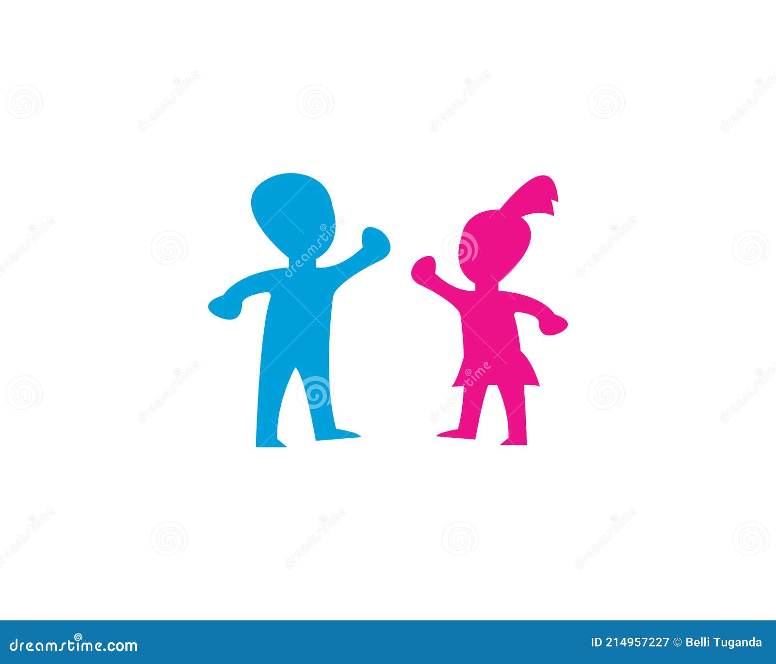 Kids Concept Vector Illustration Icon Design Stock Vector ...