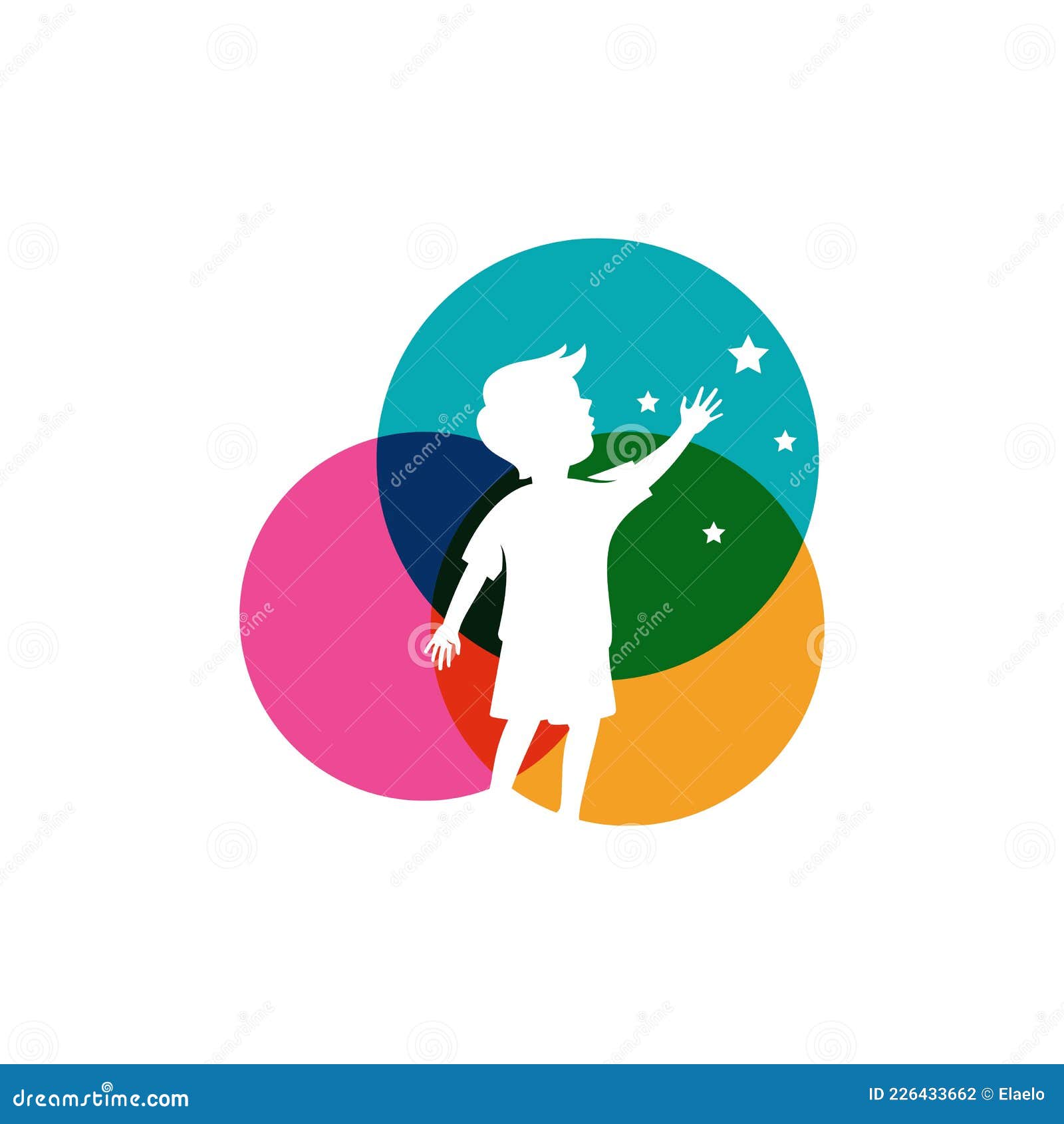 Kids Concept Vector Illustration Stock Vector - Illustration of design ...