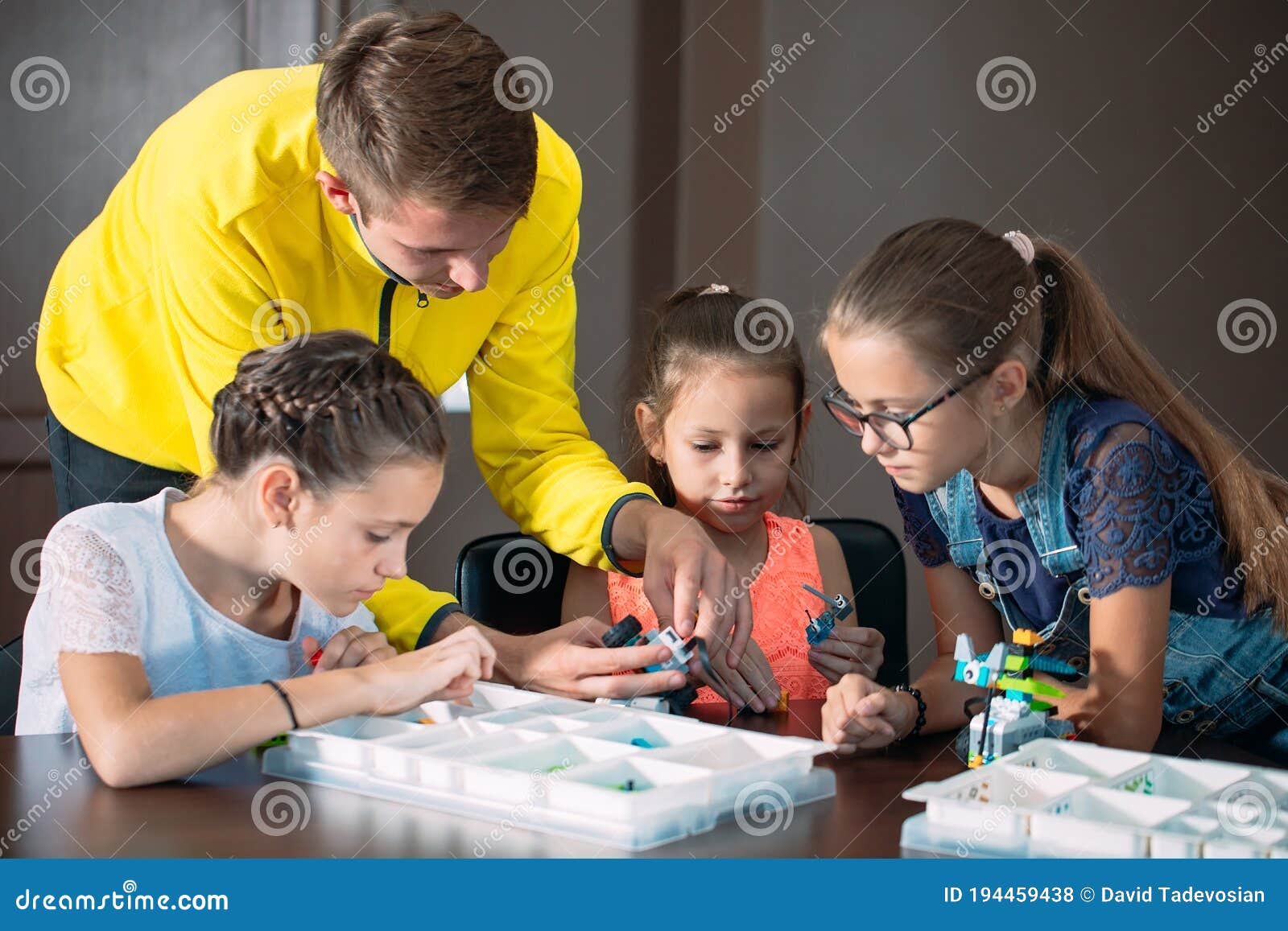 Kids Creating Robots with Teacher. Early Development, Diy, Innovation ...