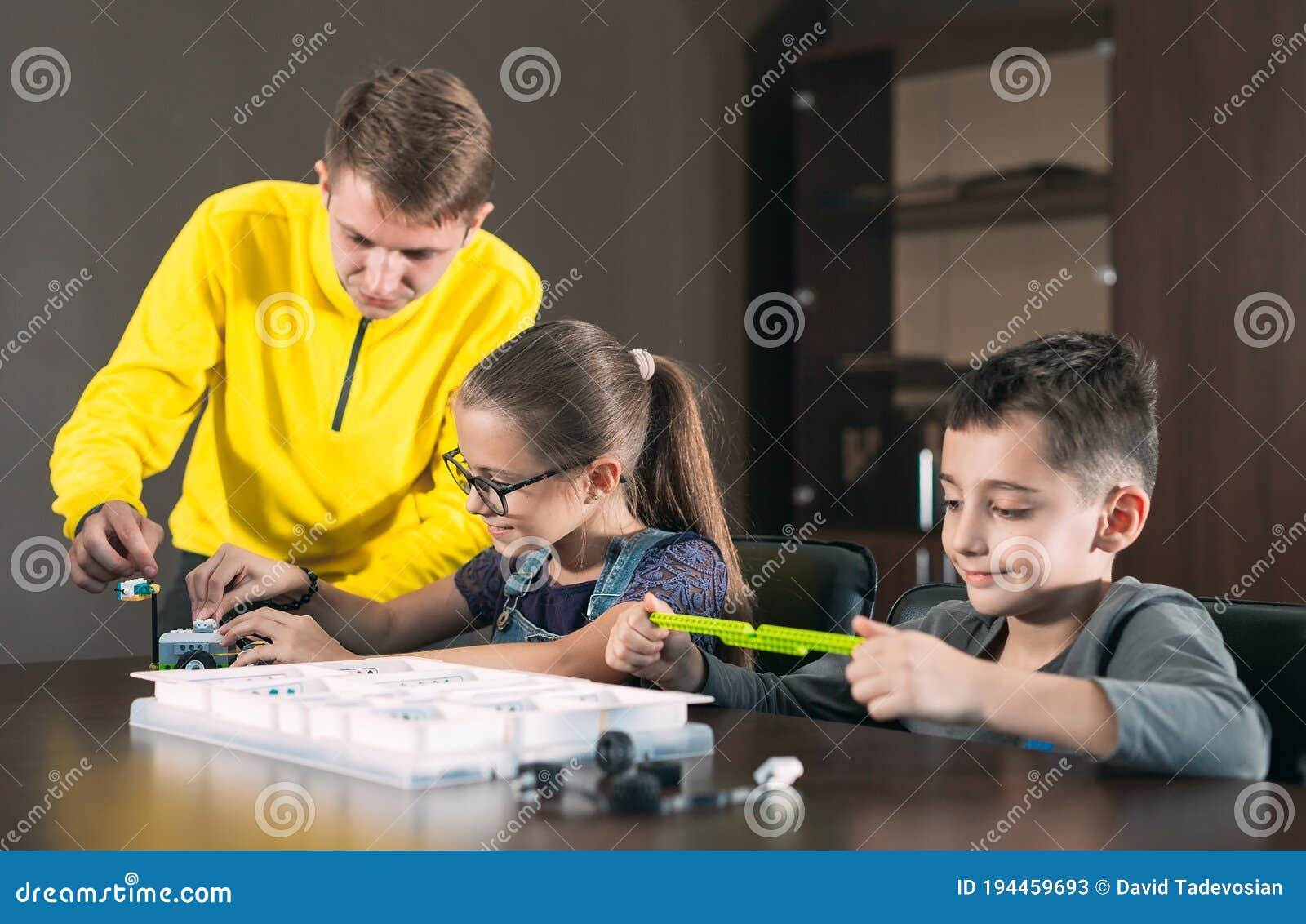 Kids Creating Robots with Teacher. Early Development, Diy, Innovation ...