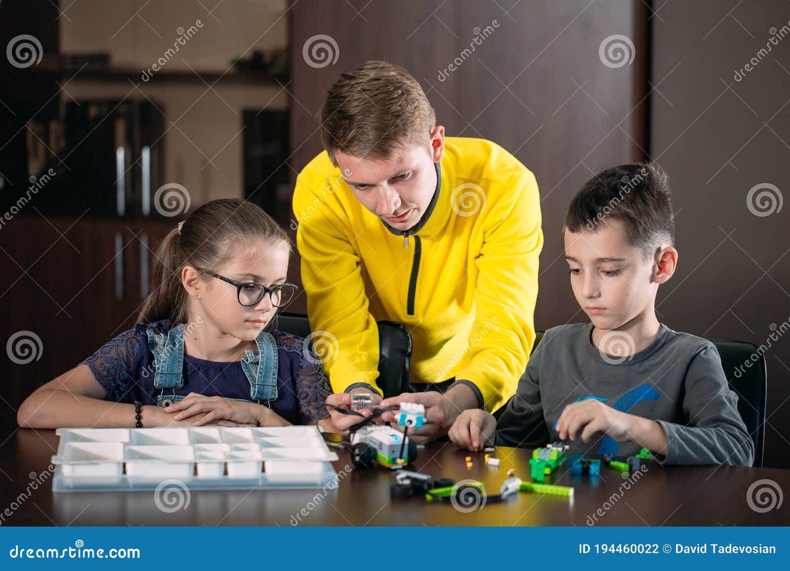 Kids Creating Robots with Teacher. Early Development, Diy, Innovation ...