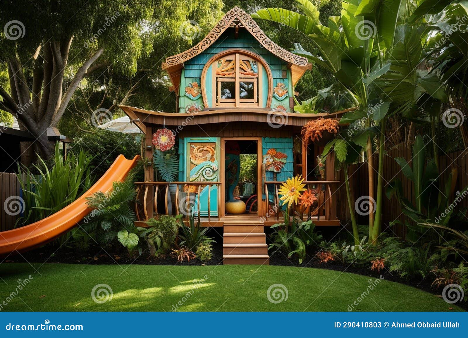 Cubby House Concept Icon Vector Illustration | CartoonDealer.com #212676438