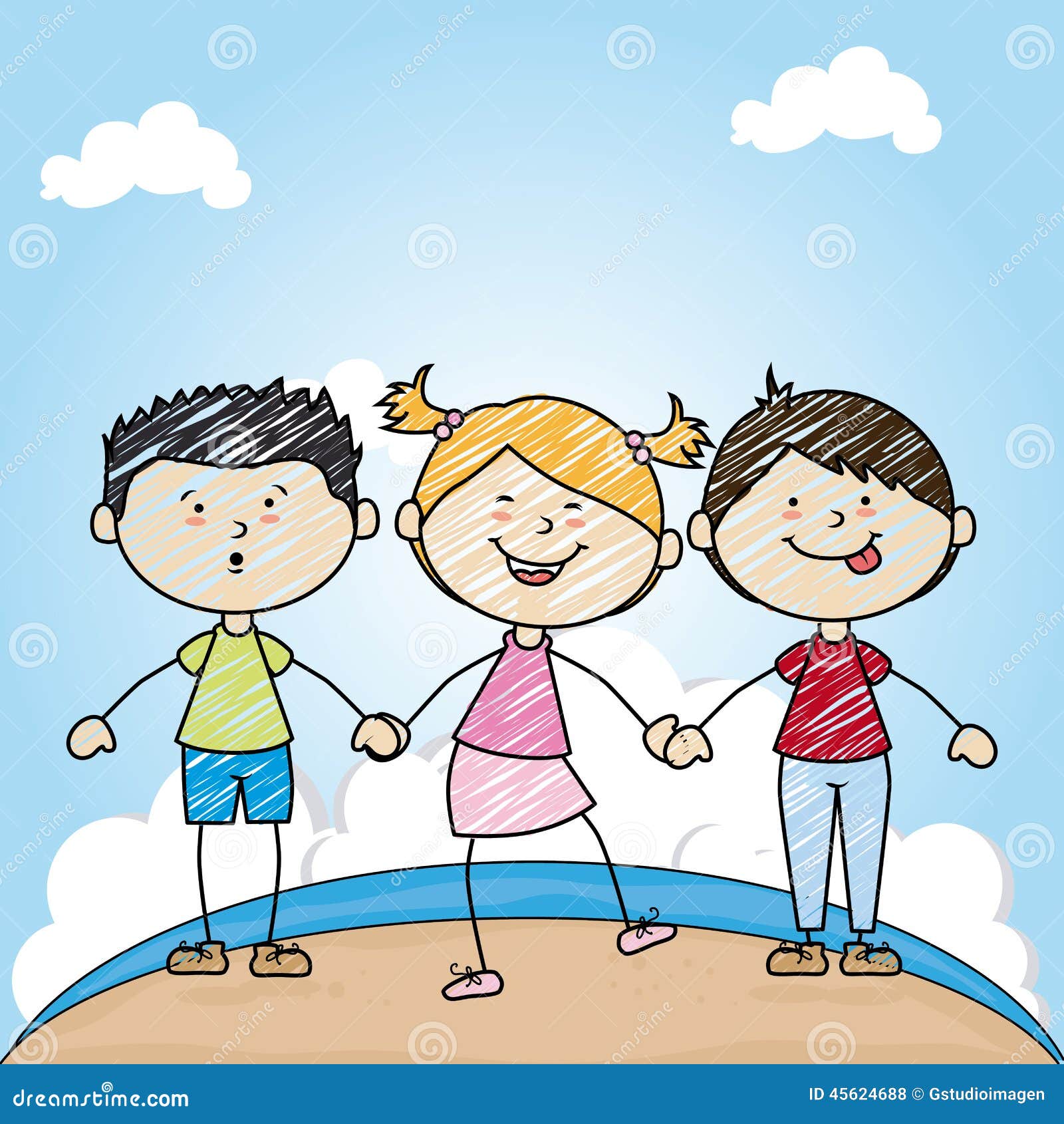 Kids design stock vector. Illustration of infant, childhood - 45624688