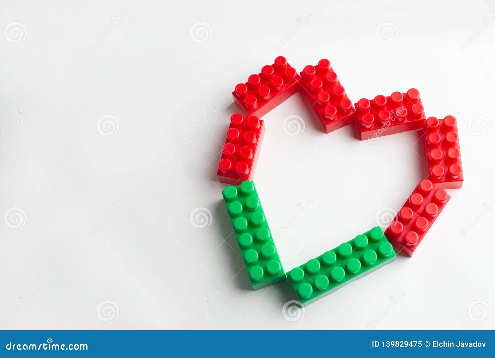 Kids Development, Building Blocks and Construction, Alphabet and Heart ...