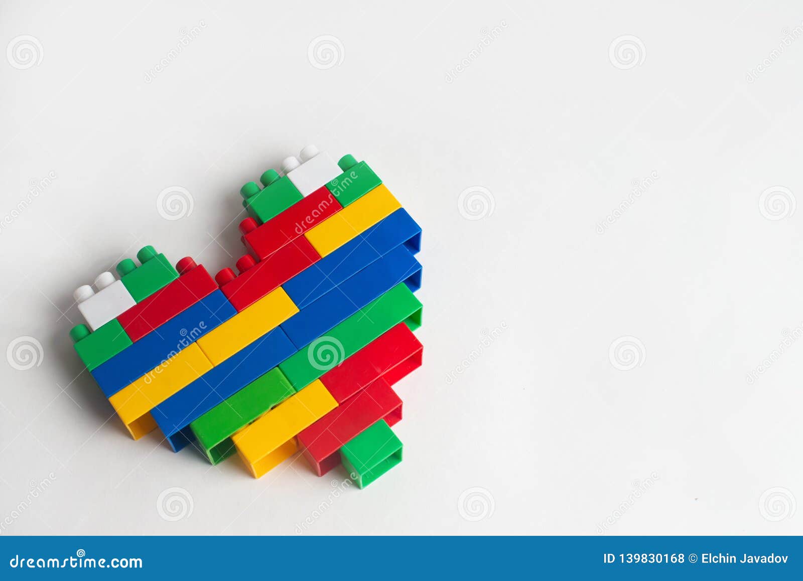 Kids Development, Building Blocks and Construction, Alphabet and Heart ...