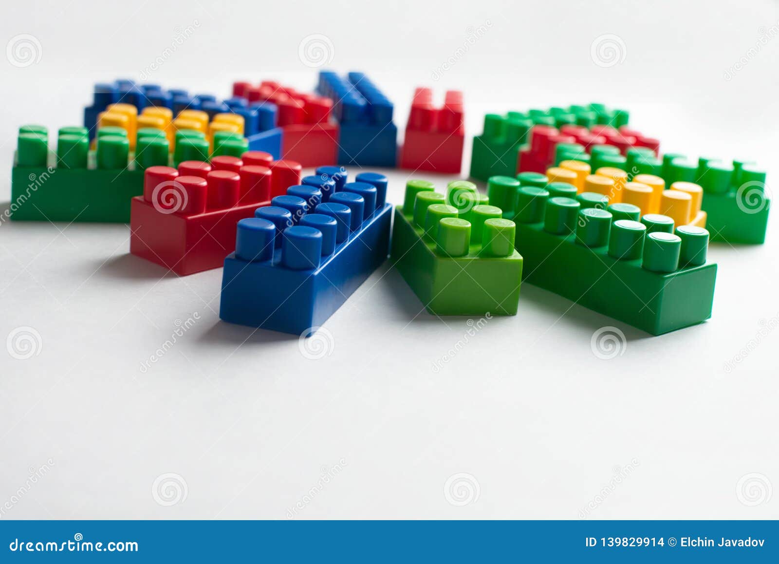 Kids Development, Building Blocks and Construction Stock Photo - Image ...