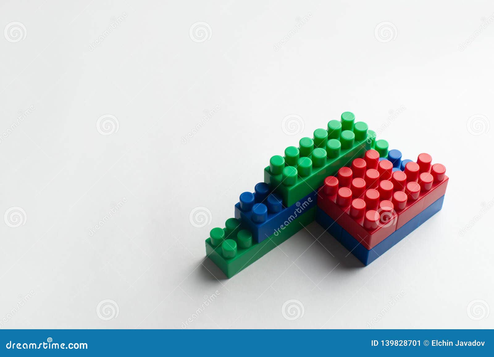 Kids Development, Building Blocks and Construction Stock Image - Image ...