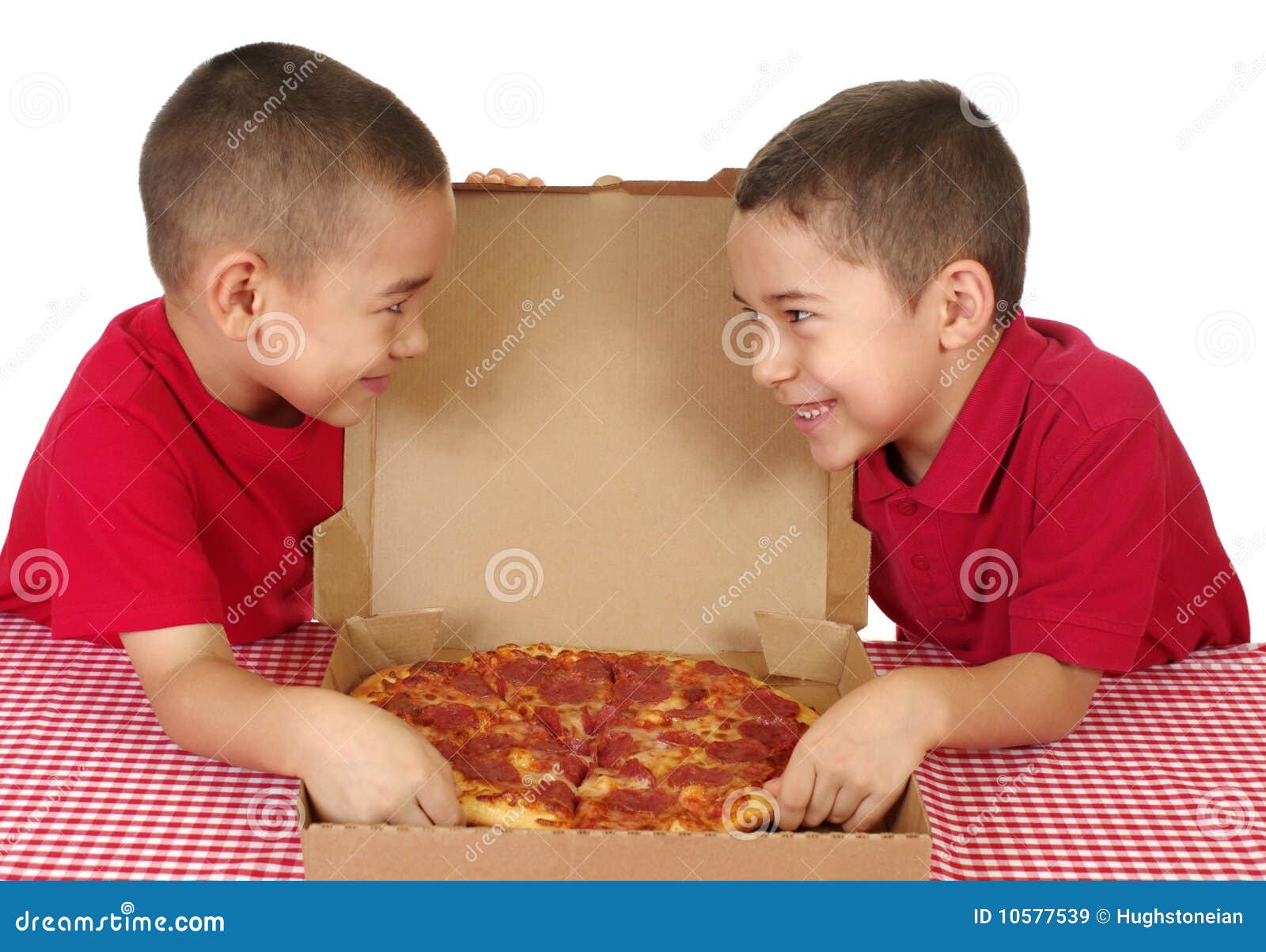 Kids eating pizza stock image. Image of children, food - 10577539