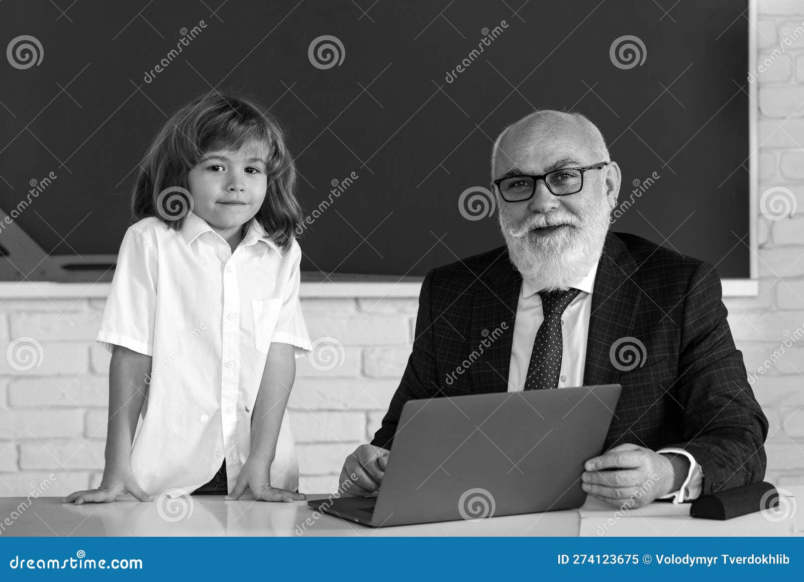 Kids Education Concept. School Learning Concept. Boy Elementary School ...