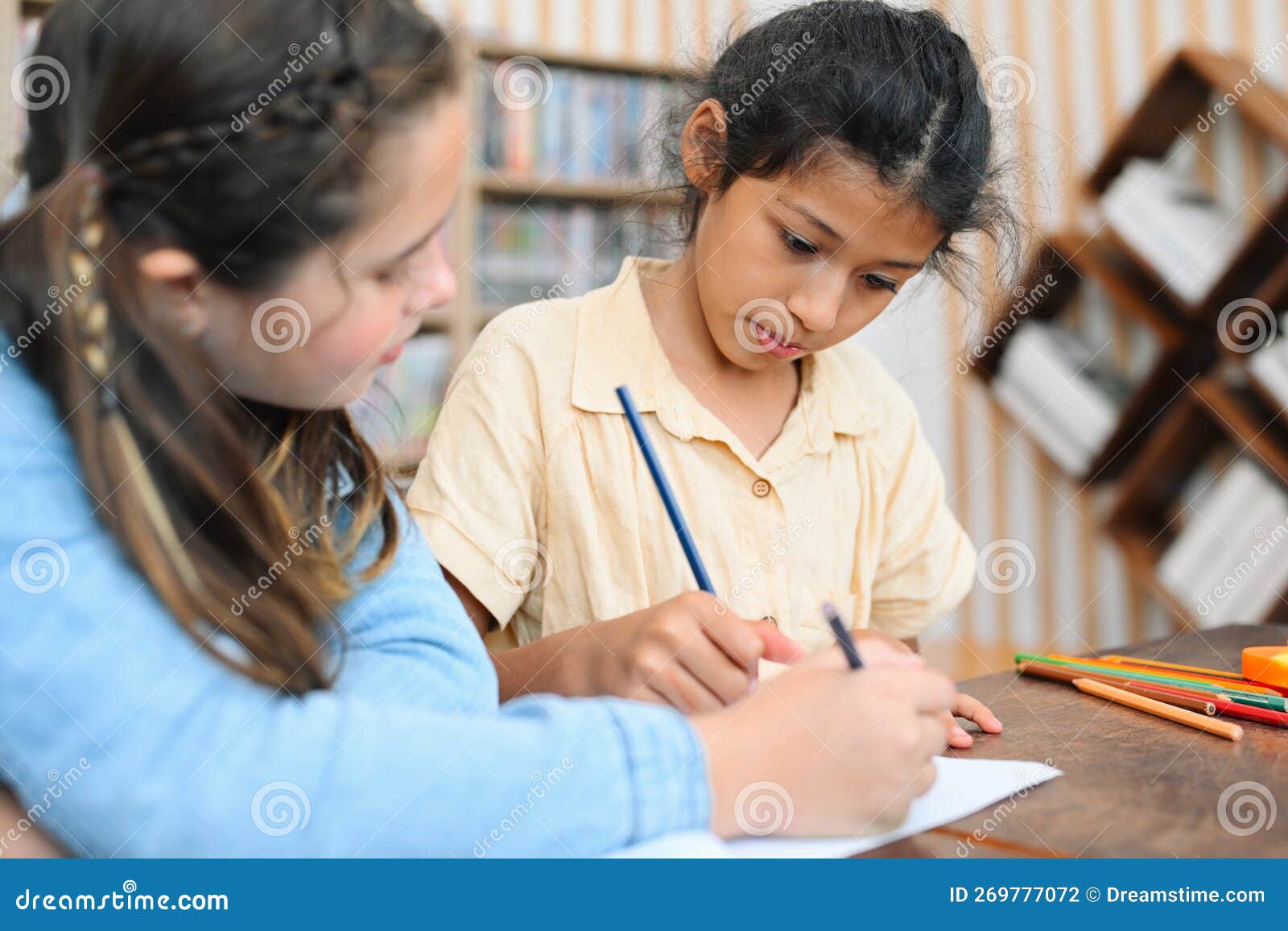 Kids Education Knowledge, Child in Classroom at School Stock Photo ...